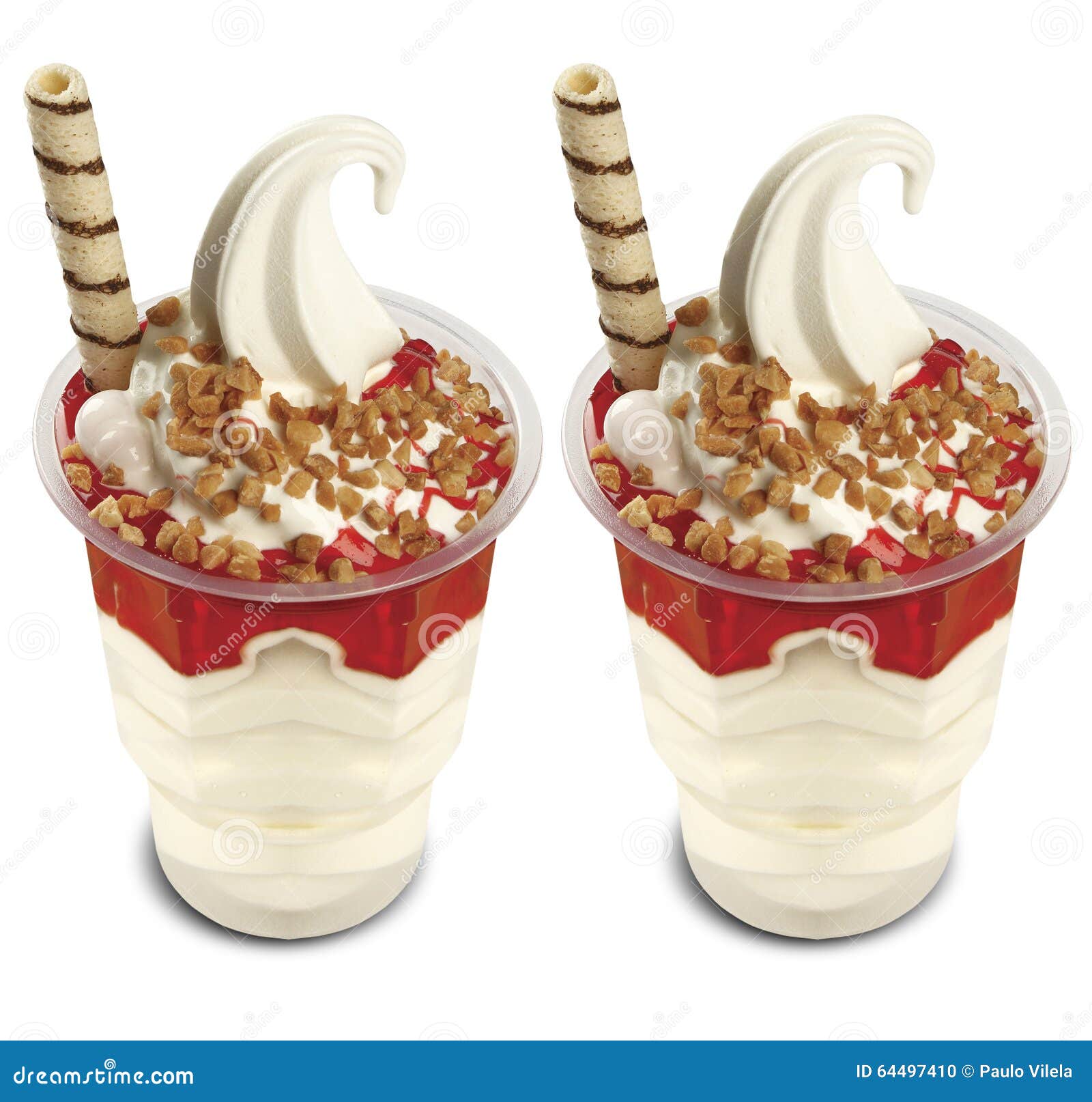 Ice Cream Sundae Background