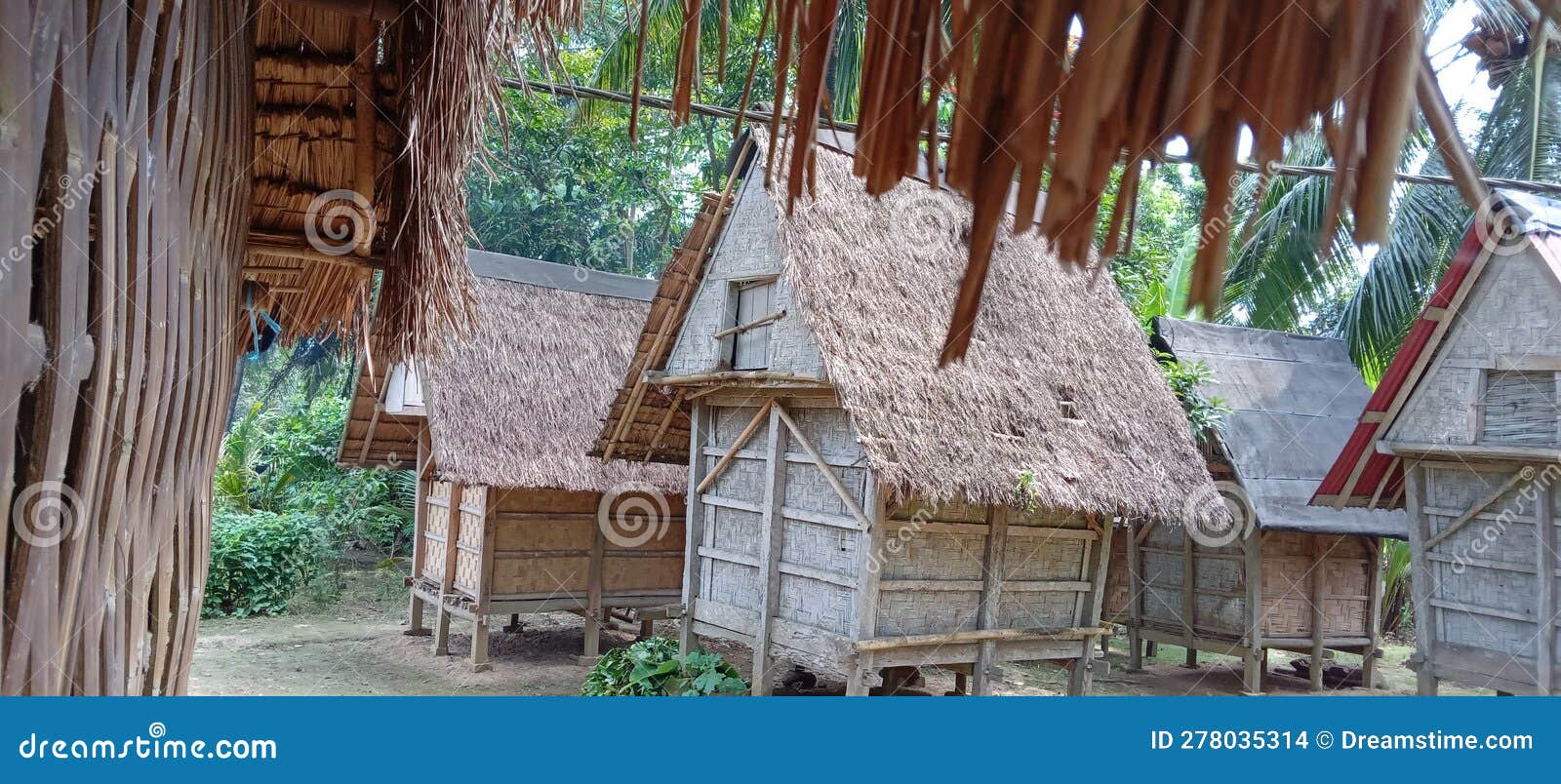 Sundanese Traditional Rice House Stock Photo - Image of typical ...