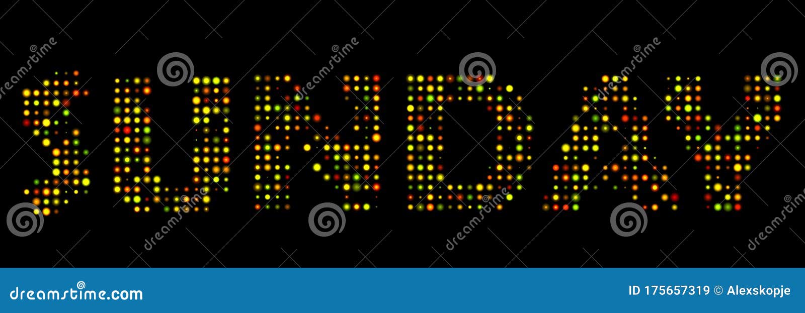 Sunday stock illustration. Illustration of board, text - 175657319