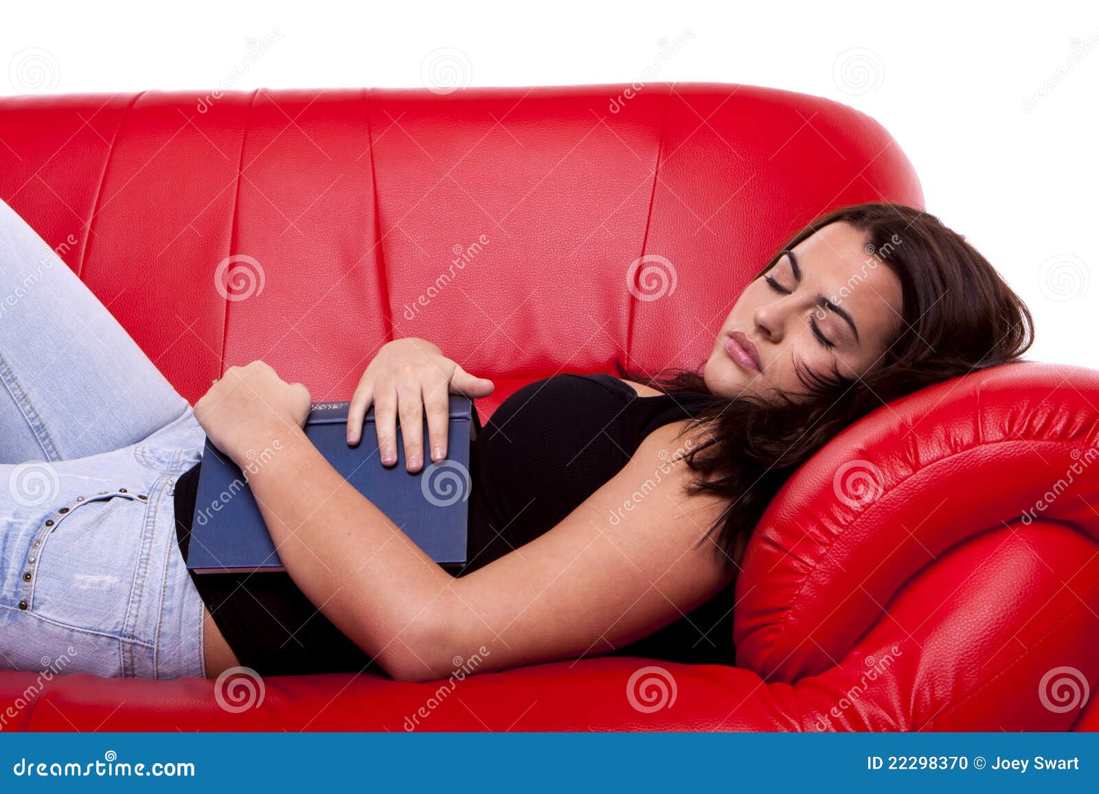 Sunday Afternoon Rest on the Sofa. Stock Photo - Image of home, alone ...