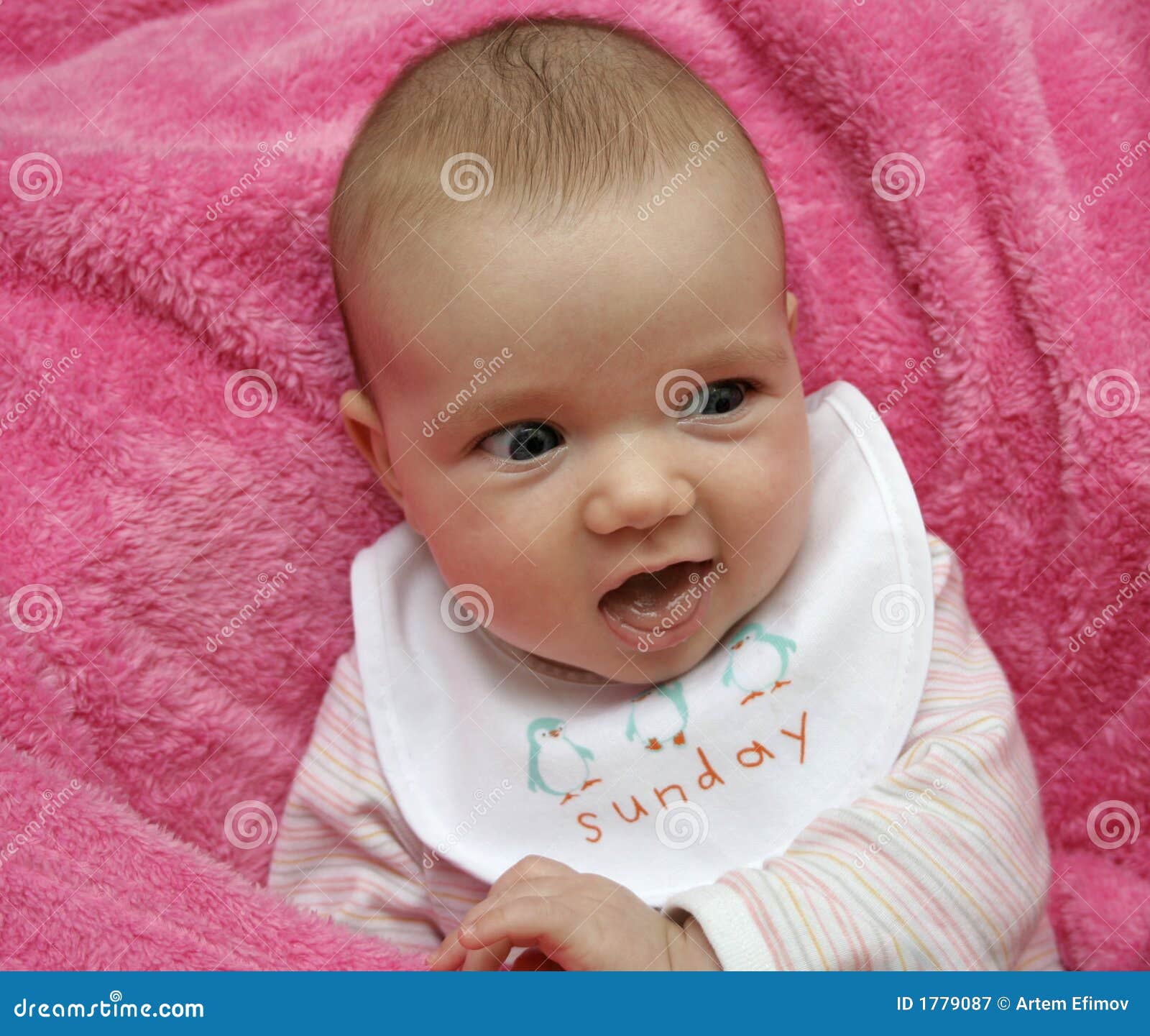 Sunday baby stock image. Image of infant, head, happy - 1779087
