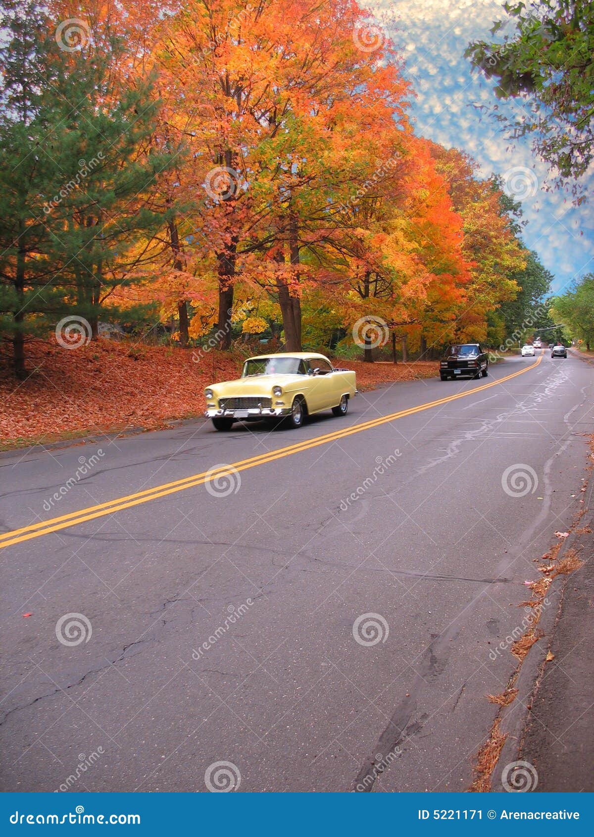 Sunday Driver stock image. Image of american, fall, front - 5221171