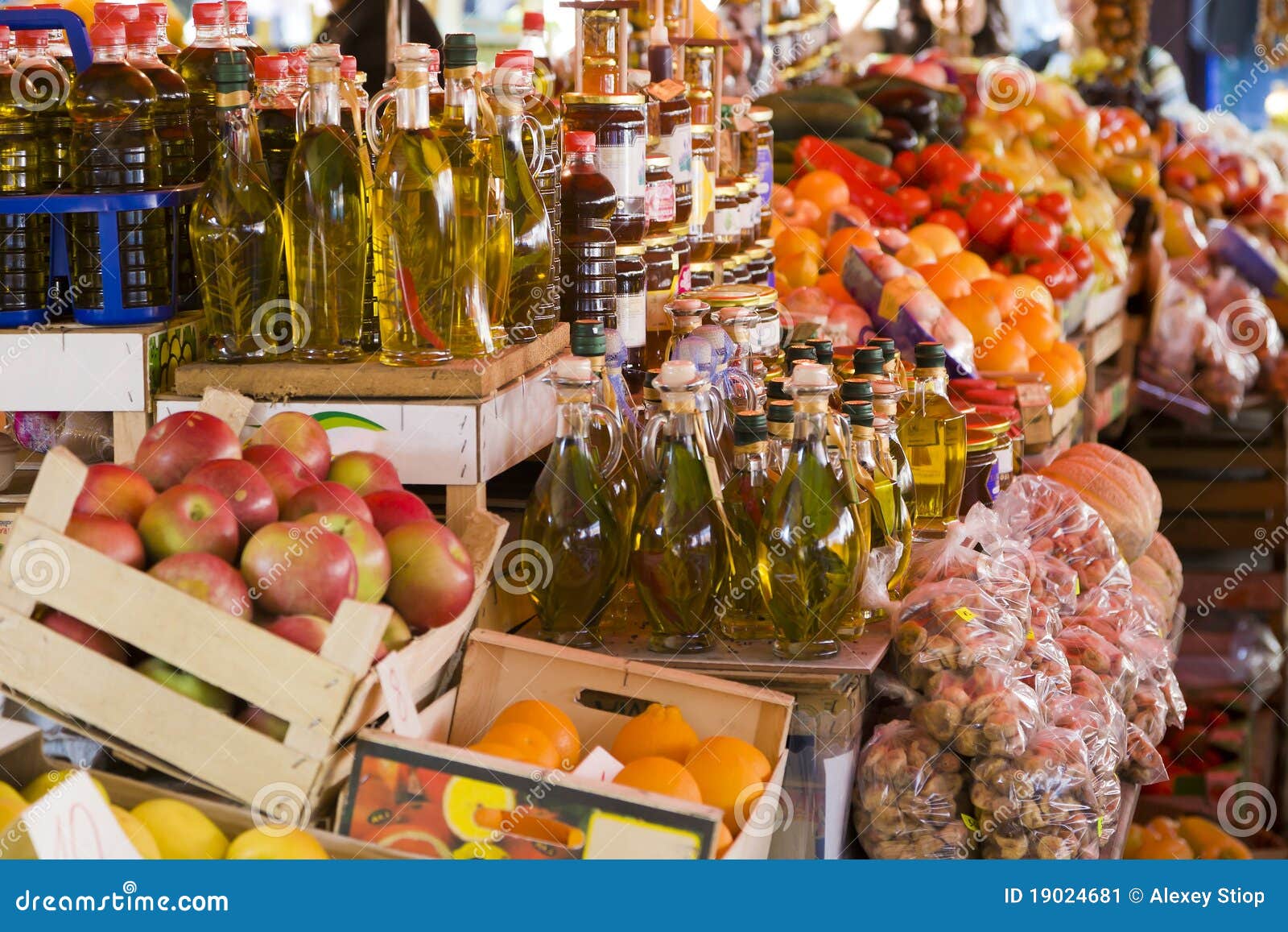 Sunday market stock image. Image of market, bags, colorful - 19024681