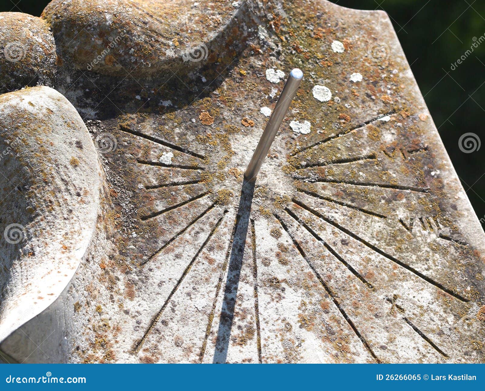 Sundial stock image. Image of sundial, line, hour, lines - 26266065