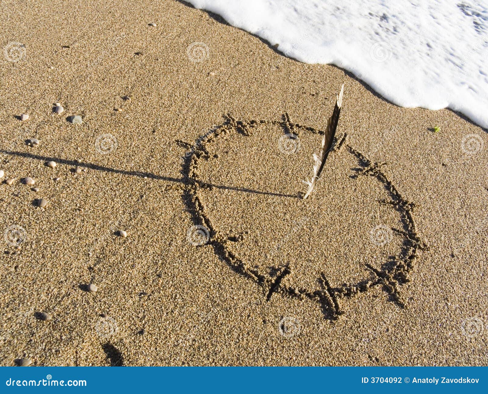 Sundial stock photo. Image of holiday, outflow, relaxing - 3704092