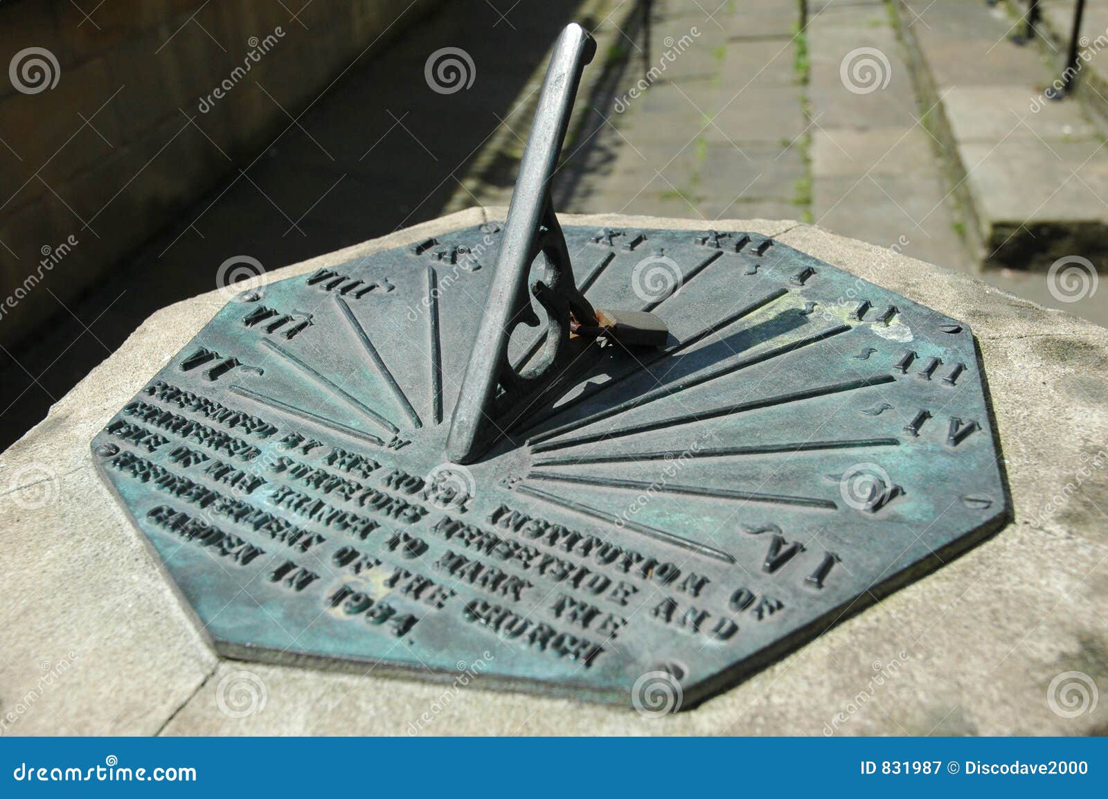 Sundial stock image. Image of sundial, decayed, shadow - 831987