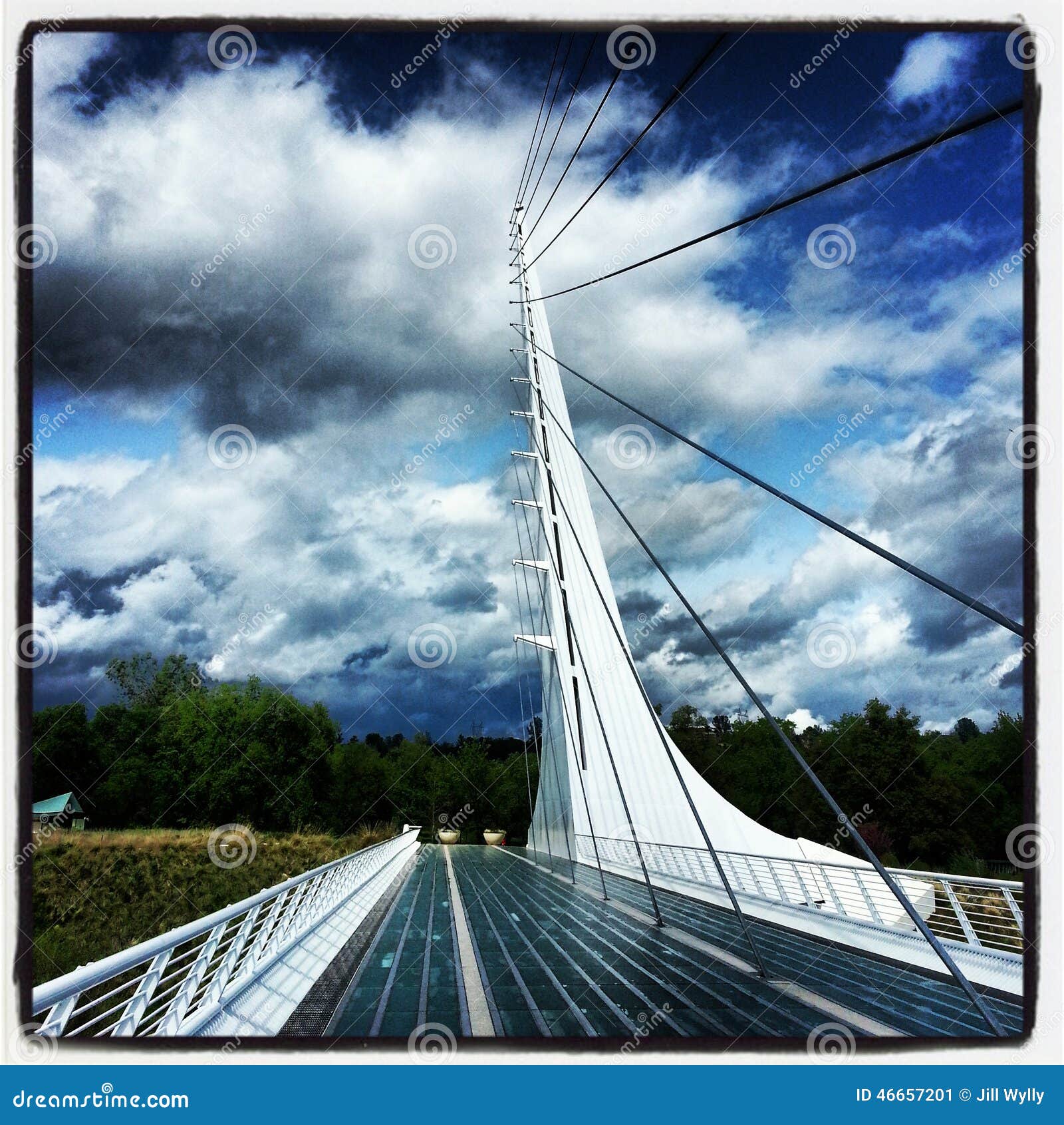 Sundial Bridge editorial photo. Image of park, sundial - 46657201