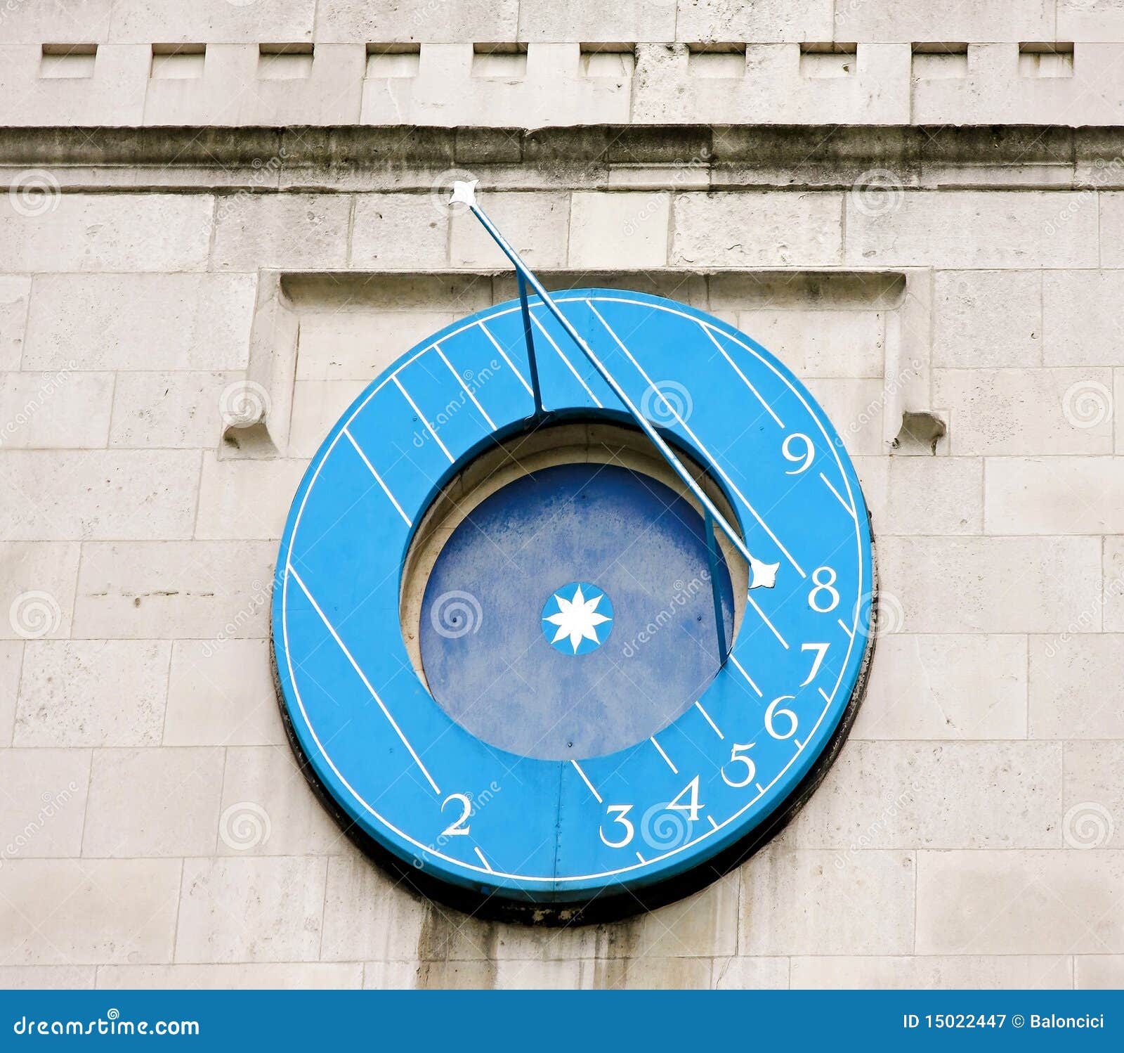 Sundial clock stock image. Image of numeral, dial, device - 15022447