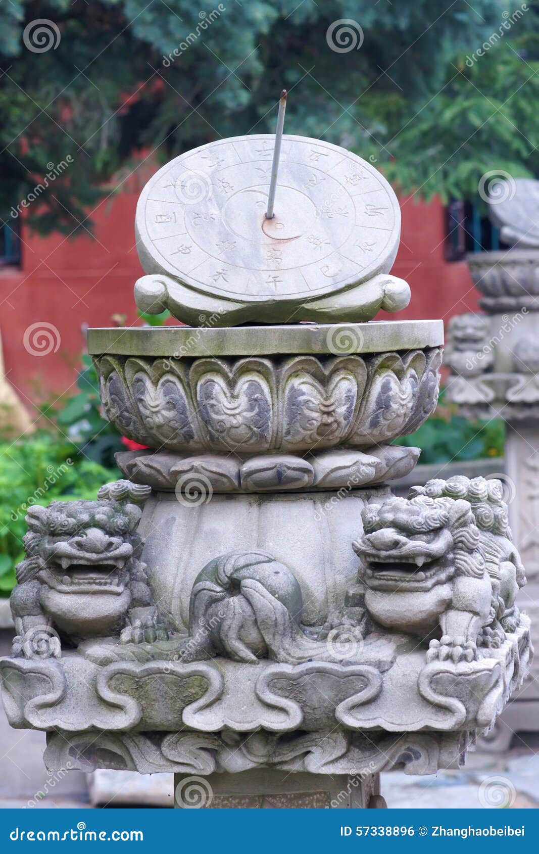 Sundial stock photo. Image of stone, dial, gnomon, lion - 57338896