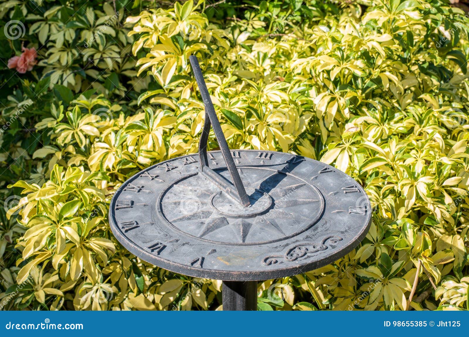 Sundial stock image. Image of numeral, decoration, obsolete - 98655385