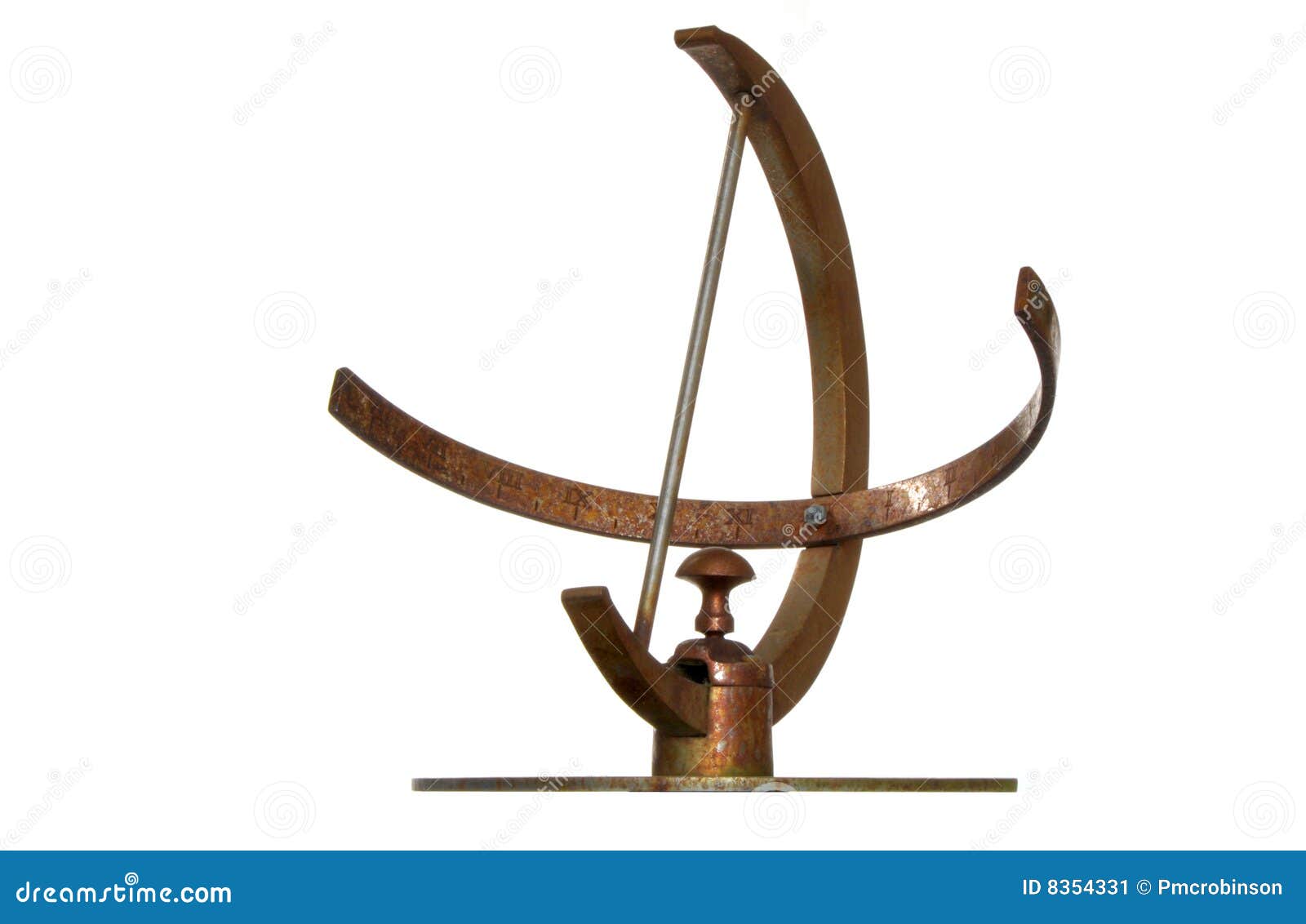 Sundial (flat) stock image. Image of dial, time, fashioned - 8354331