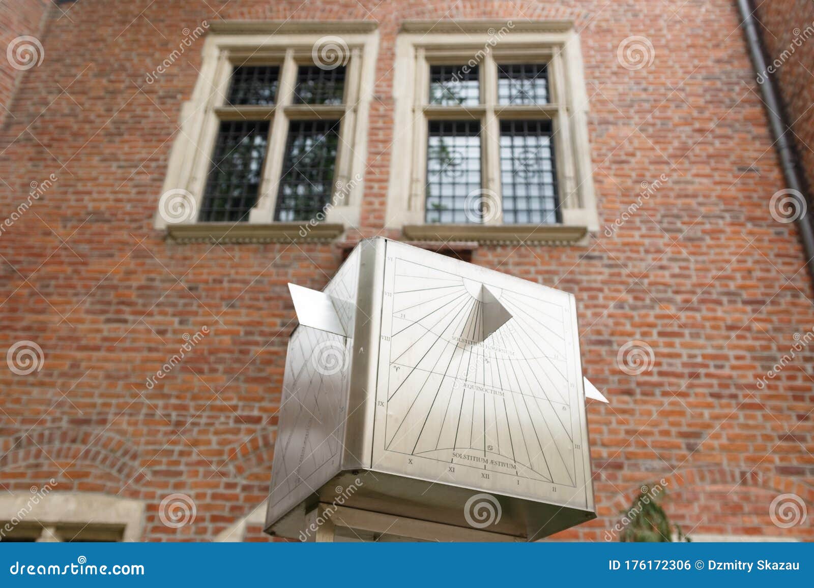 Sundial stock photo. Image of design, history, outdoor - 176172306