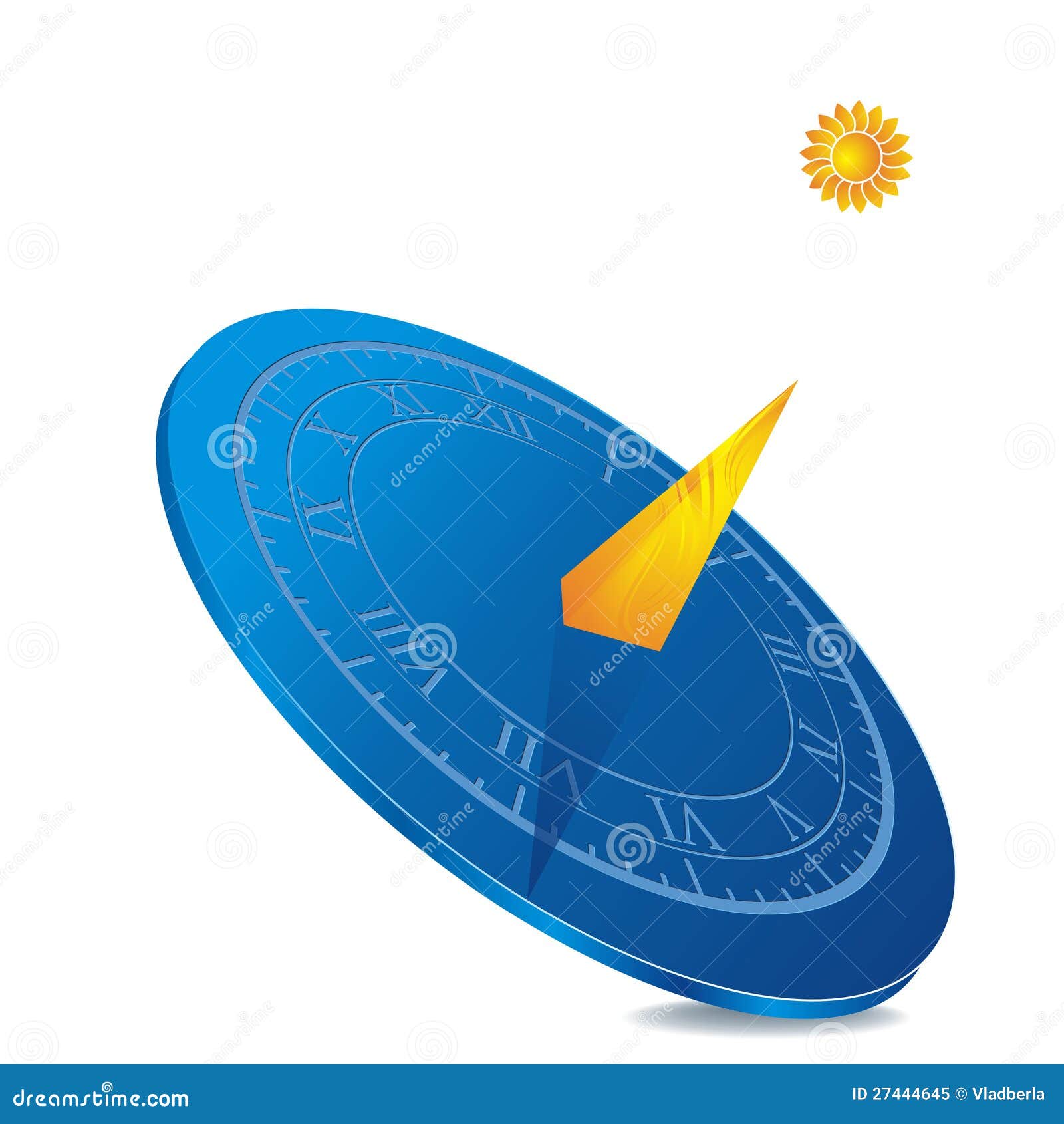 Blue Sundial Stock Illustrations – 79 Blue Sundial Stock Illustrations ...