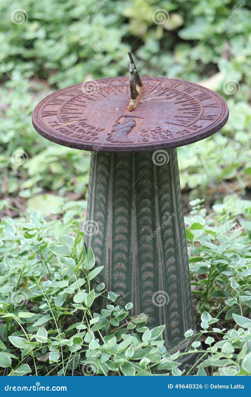 Sundial stock photo. Image of garden, timer, green, outside - 49640326