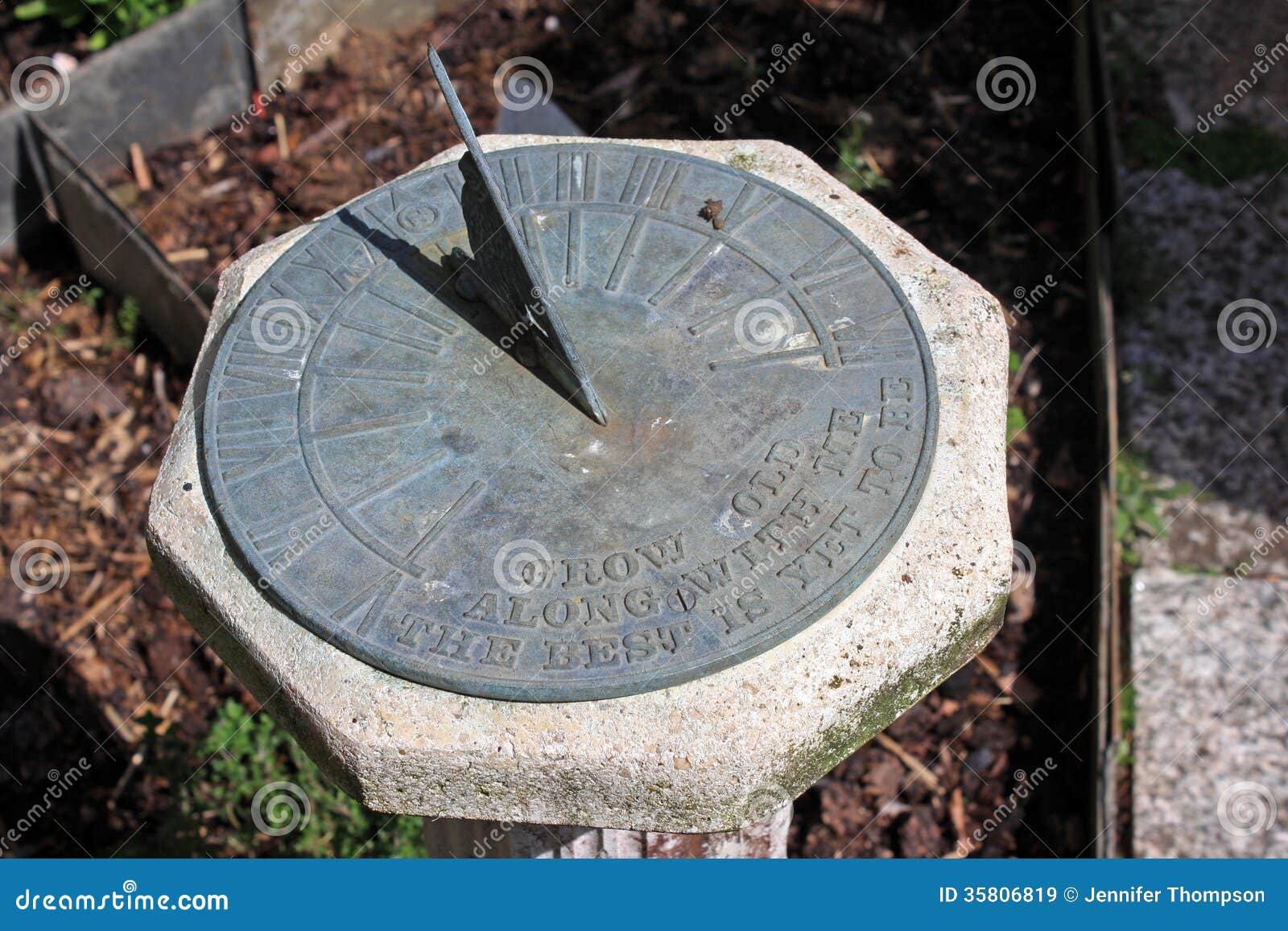 Sundial stock image. Image of garden, point, building - 35806819