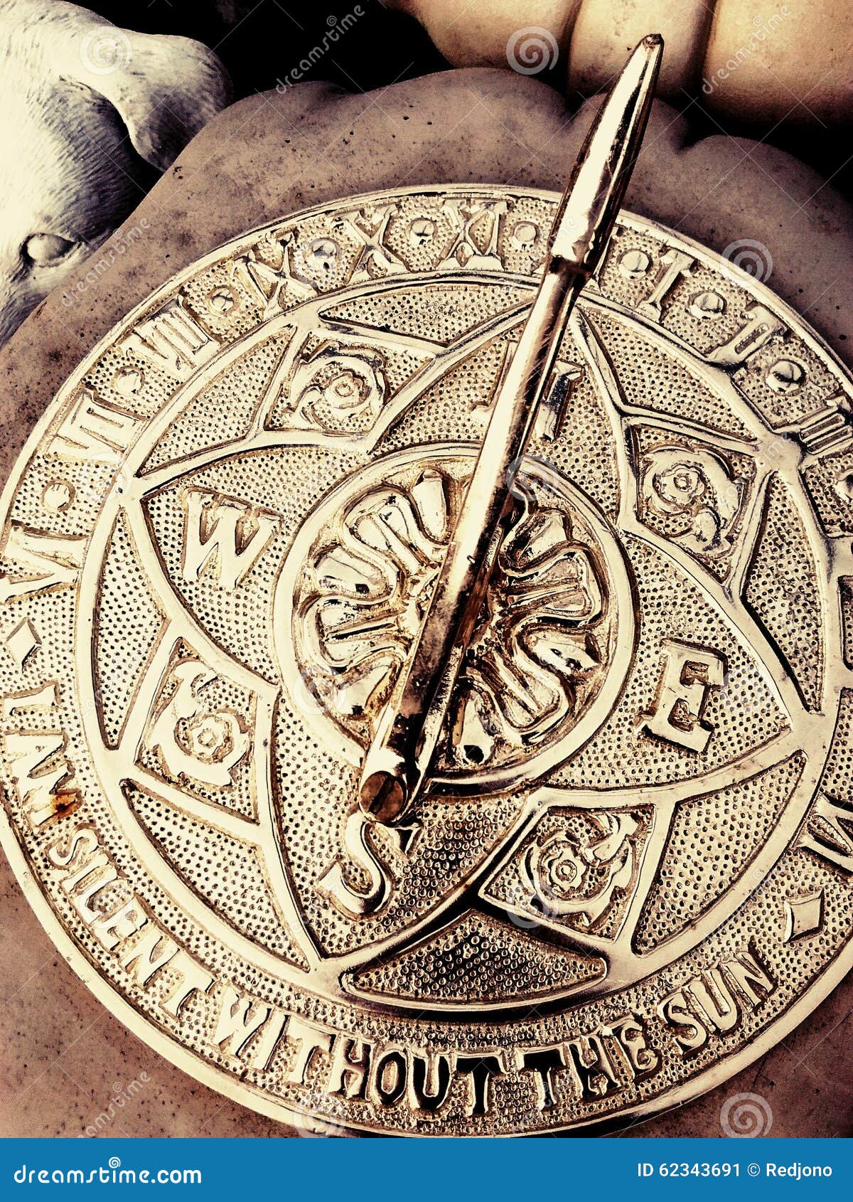 Sundial stock image. Image of circle, object, science - 62343691