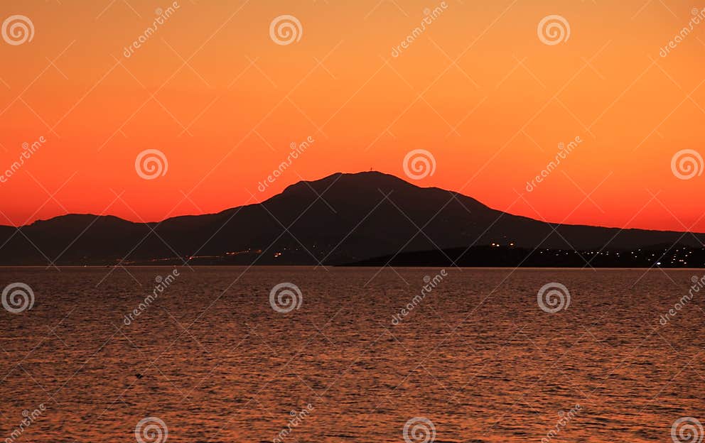 Sundown stock image. Image of wave, mountain, humble - 10770635