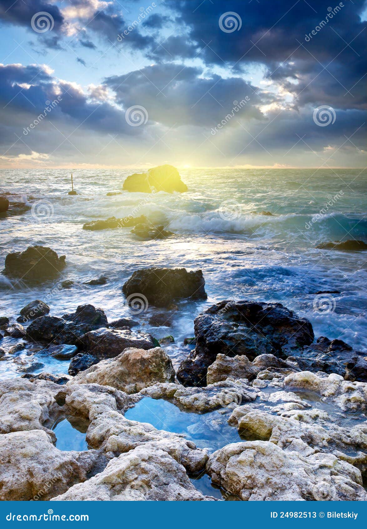 Sundown stock image. Image of colorful, horizon, natural - 24982513