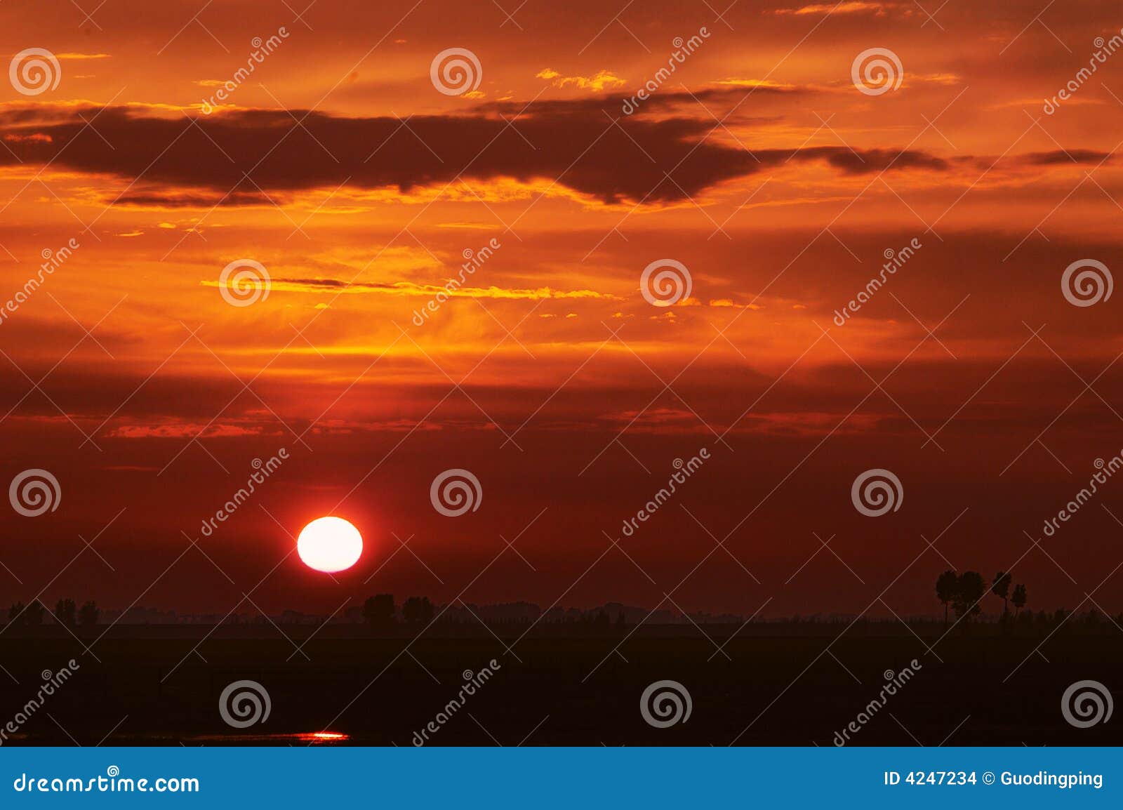 Sundown stock photo. Image of nature, sunset, twilight - 4247234
