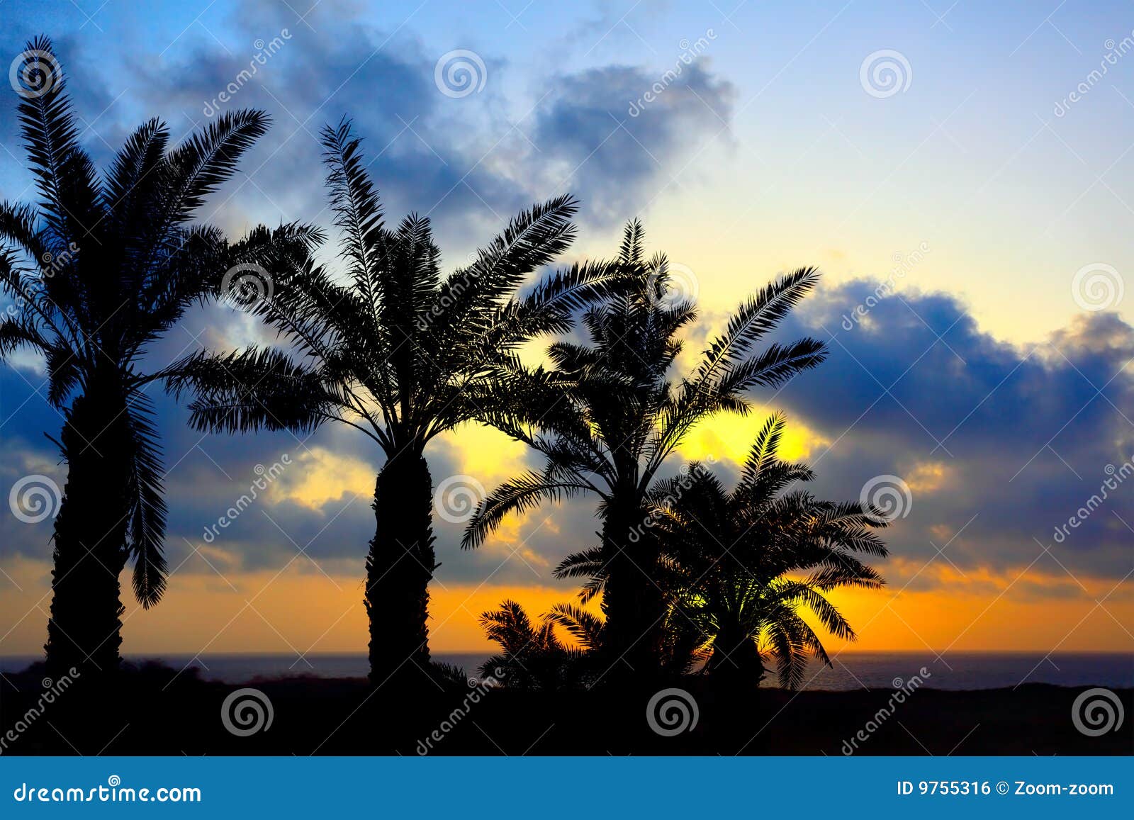 Sundown stock photo. Image of copyspace, blue, scene, coast - 9755316