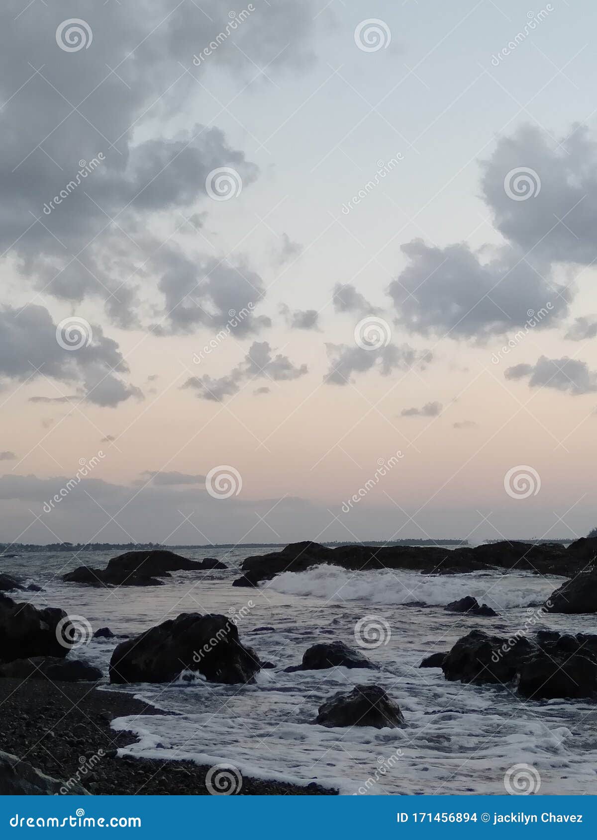 After Sundown in the Beach Enjoying the Nice Breeze and Cold Water ...