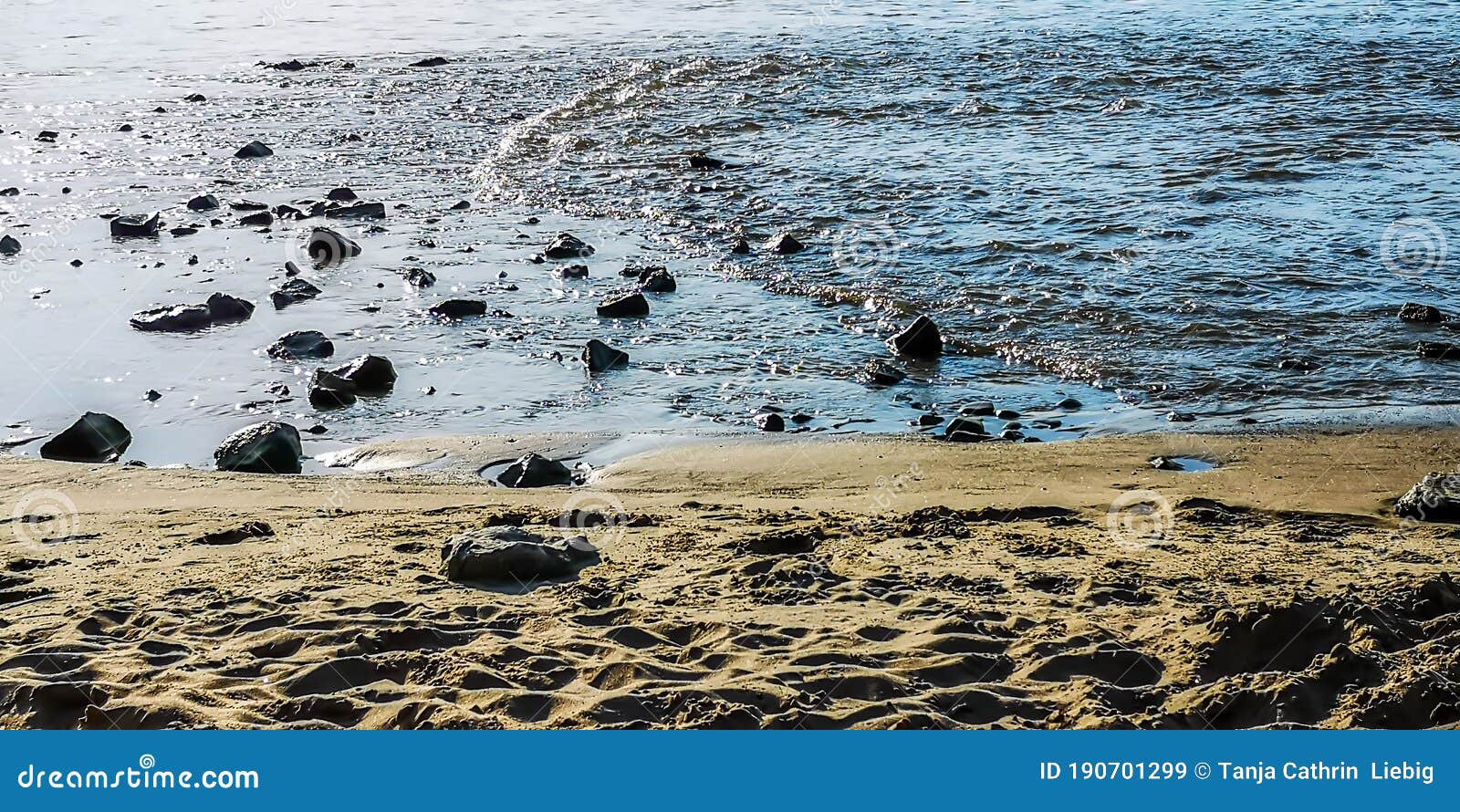 Sundown At The Beach Of The Riverside Of The River Rhein In Cologne ...