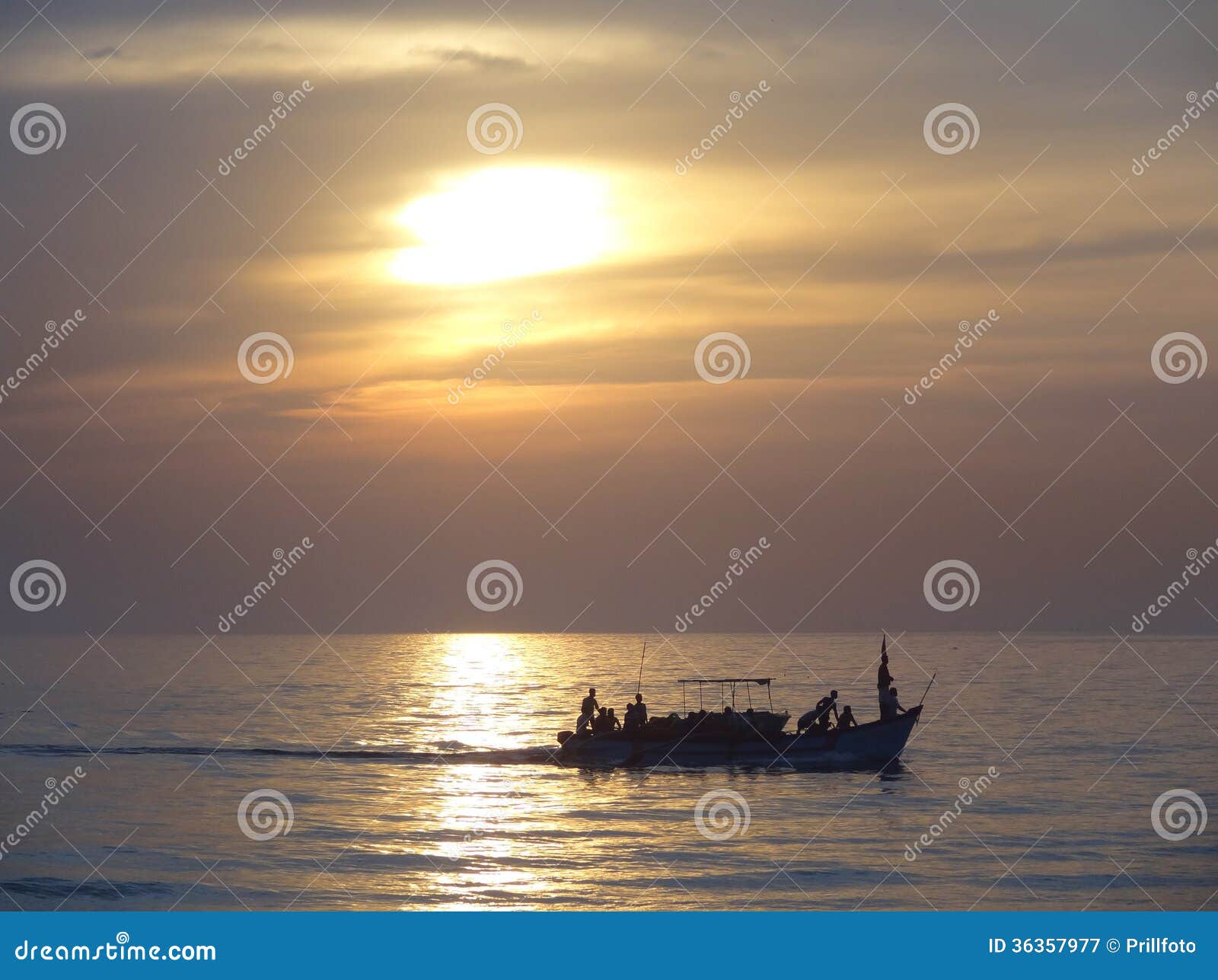 Sundown at Colva stock image. Image of landscape, india - 36357977