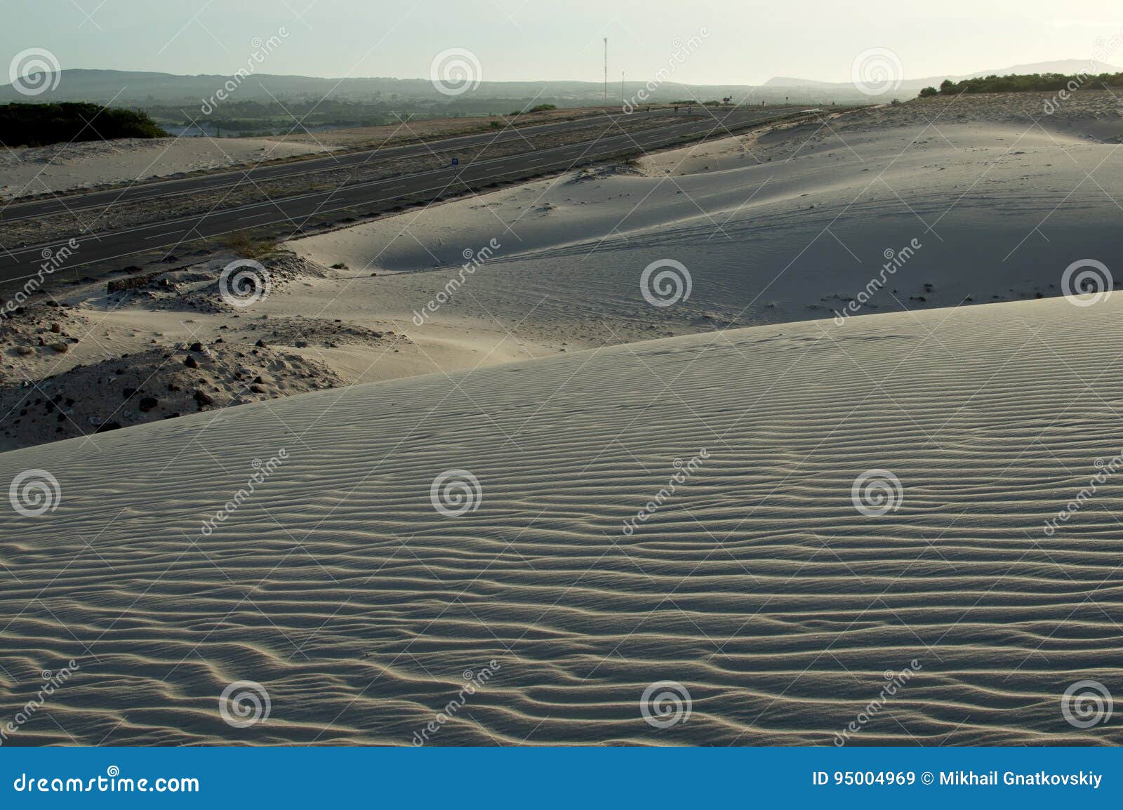 Sundown in desert stock image. Image of freedom, rough - 95004969