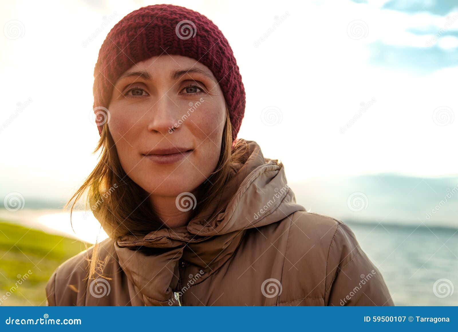 Sundown stock image. Image of caucasian, style, smile - 59500107