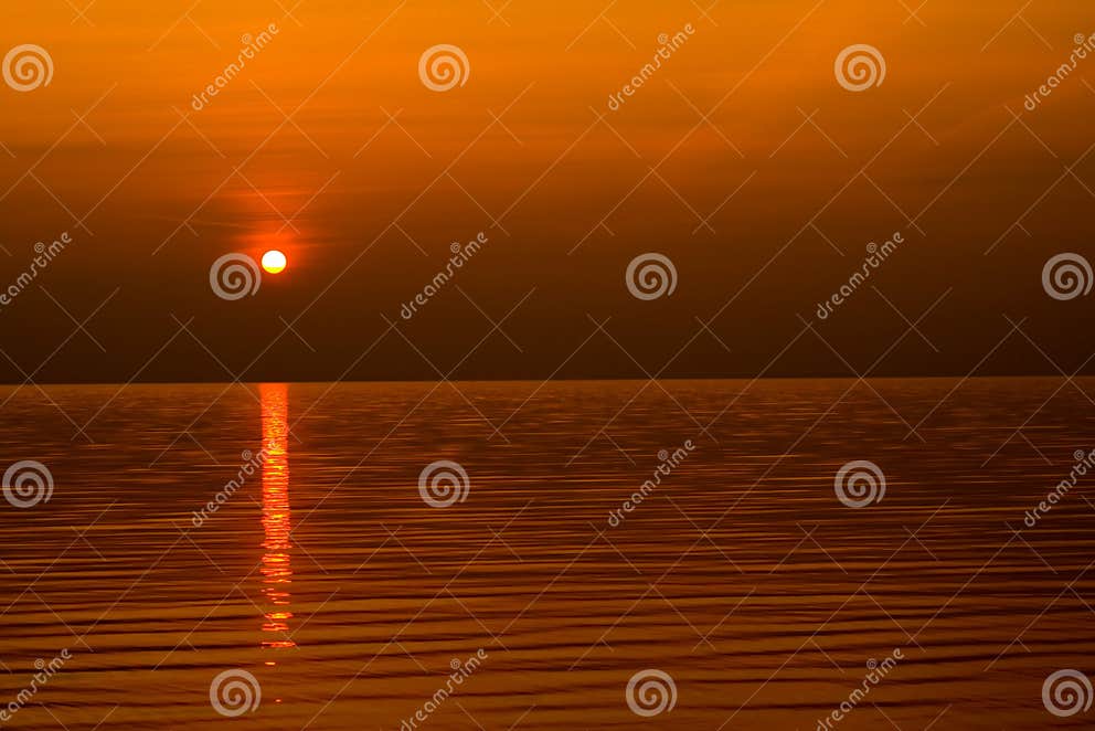 Sundown scene stock image. Image of beach, landscapes - 7935963