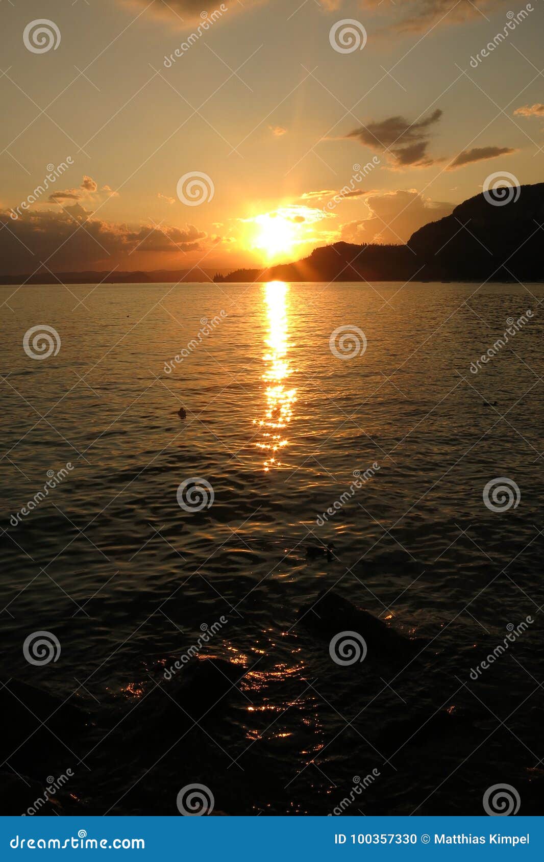 Sundown stock photo. Image of blossom, spring, nature - 100357330