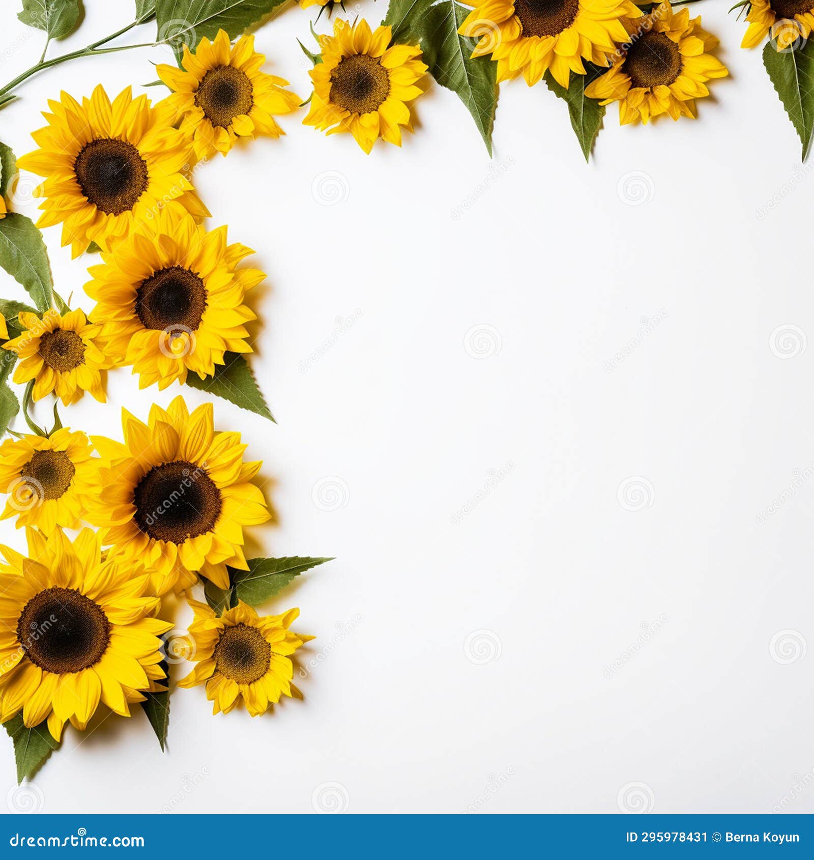 Sunflower Border To Protect You from Negativity Stock Illustration ...