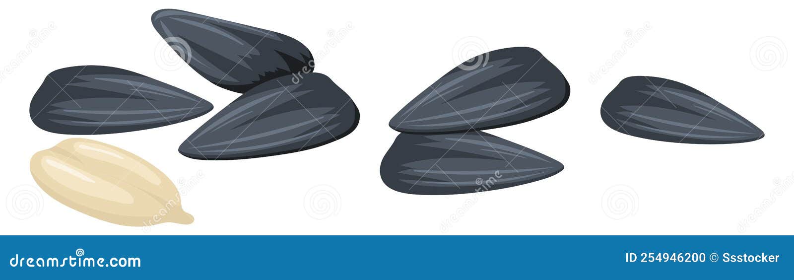 Cartoon Kernels Maize. Green Corncob With Leaf, Ear Golden Corn, Grain ...