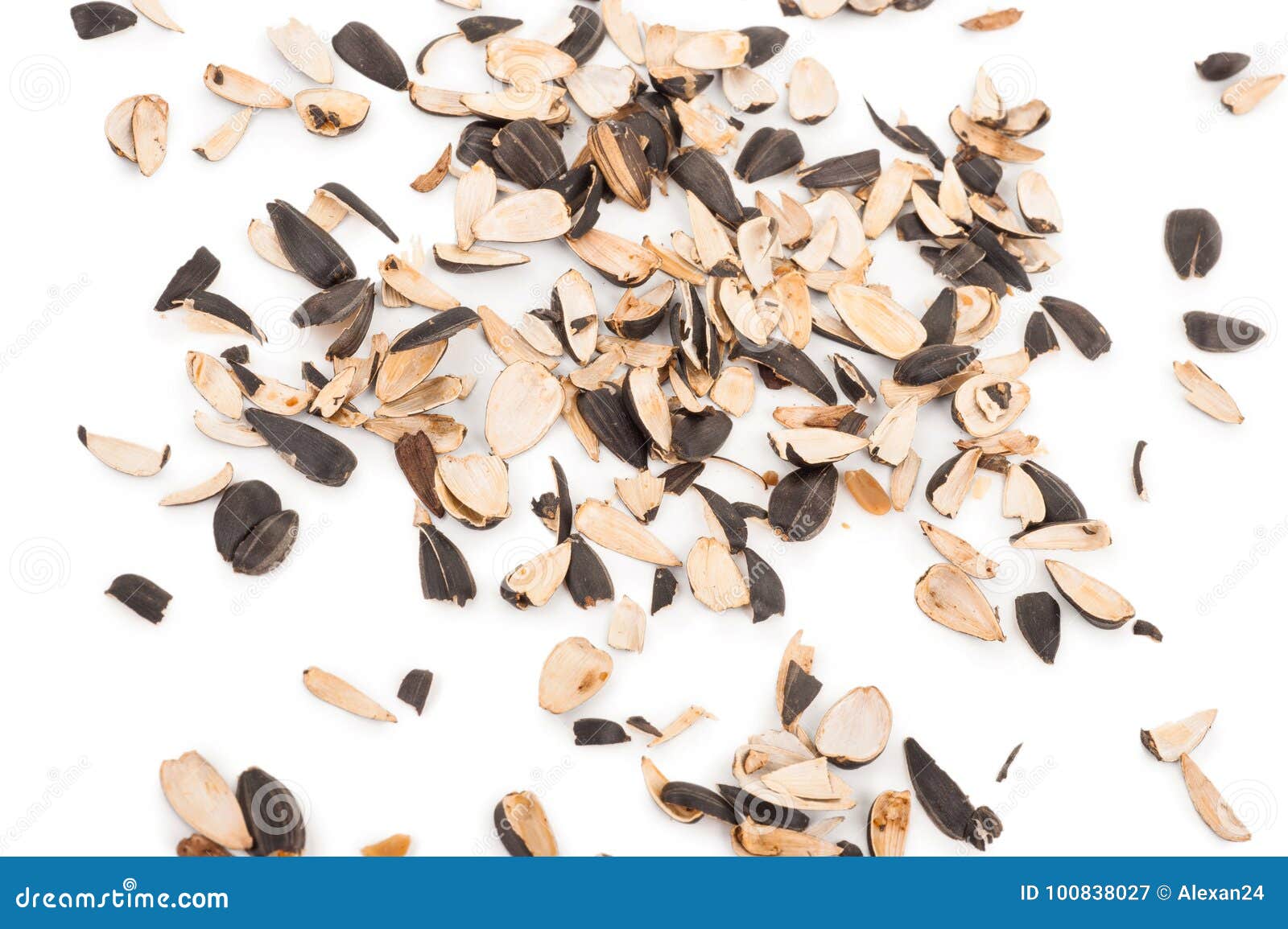 Sunflower husk stock image. Image of isolated, stack - 100838027