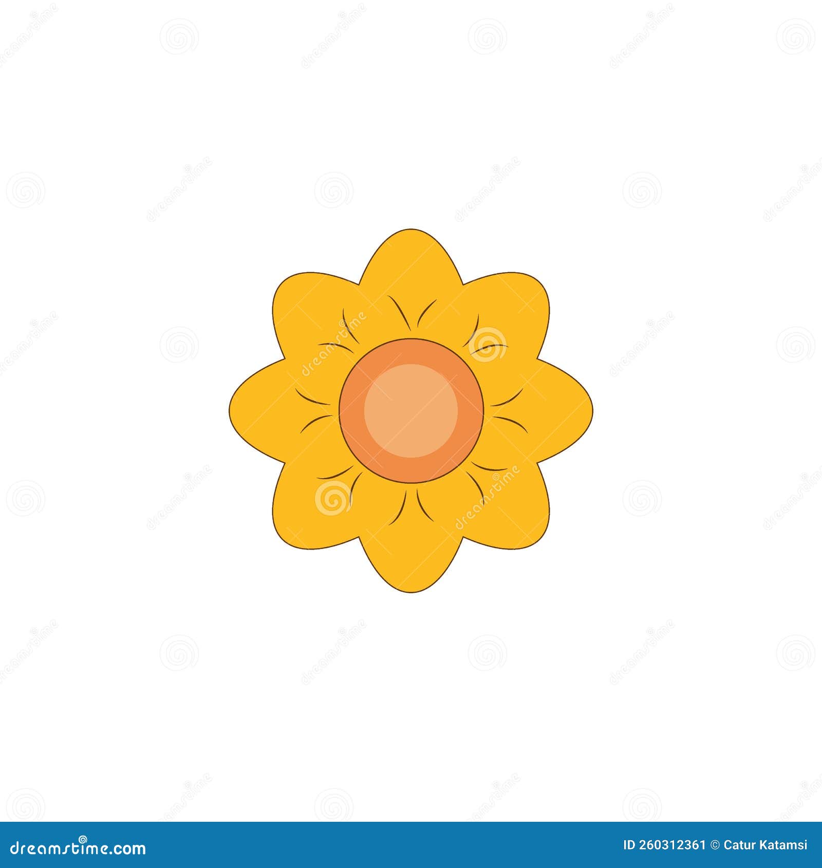 Sunflower icon logo vector stock vector. Illustration of organic ...
