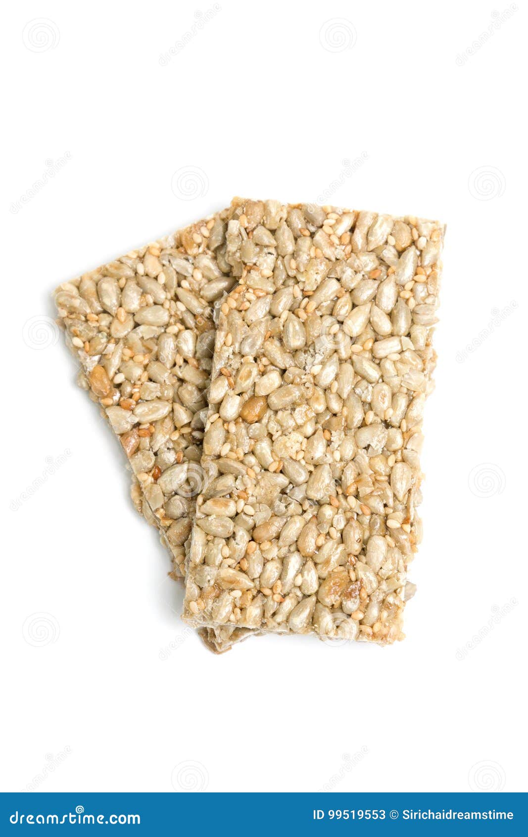 Sunflower Kernels and Sesame Bar Stock Image - Image of kernel, dessert ...