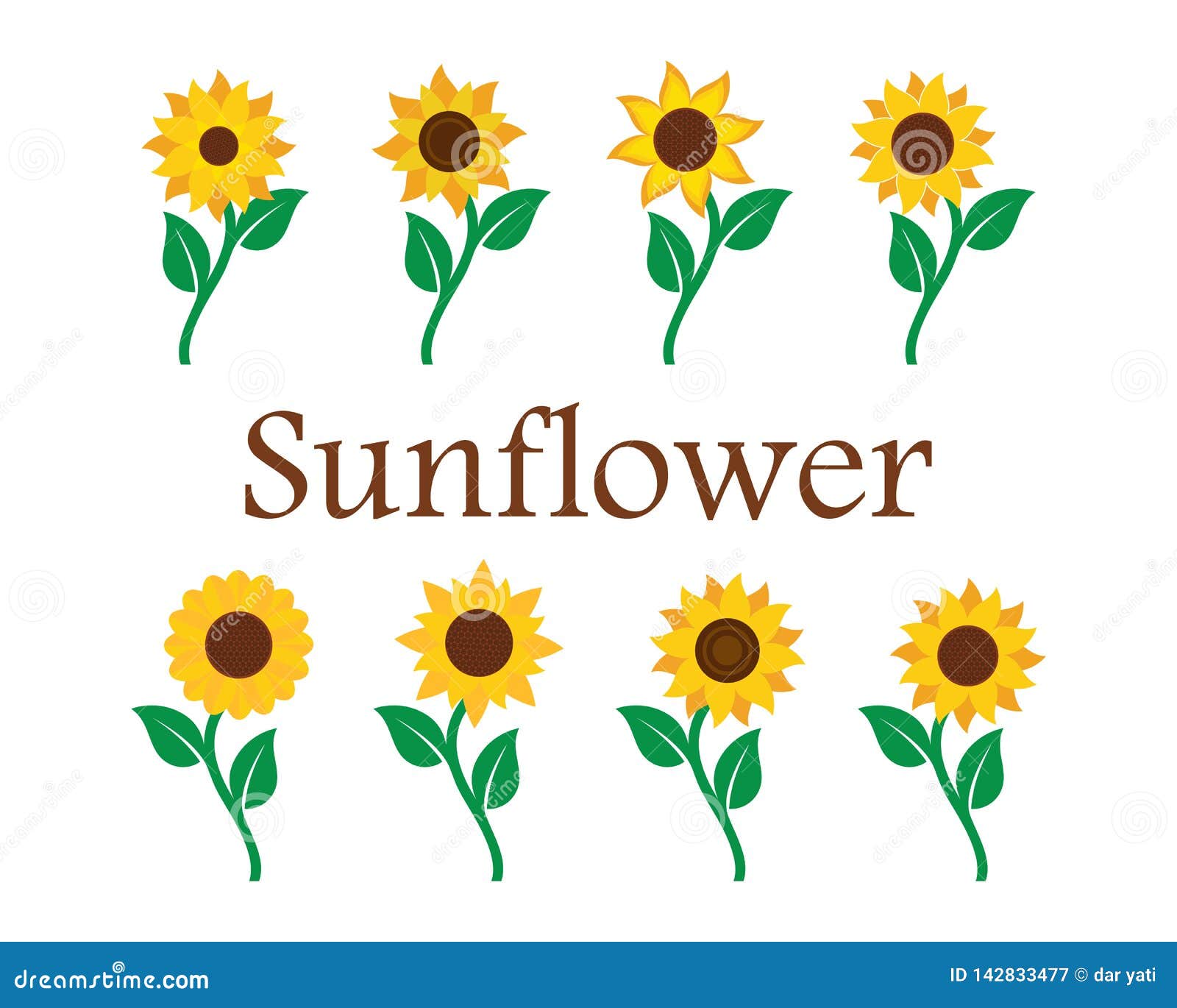 Sunflower logo icon vector stock vector. Illustration of seed - 142833477