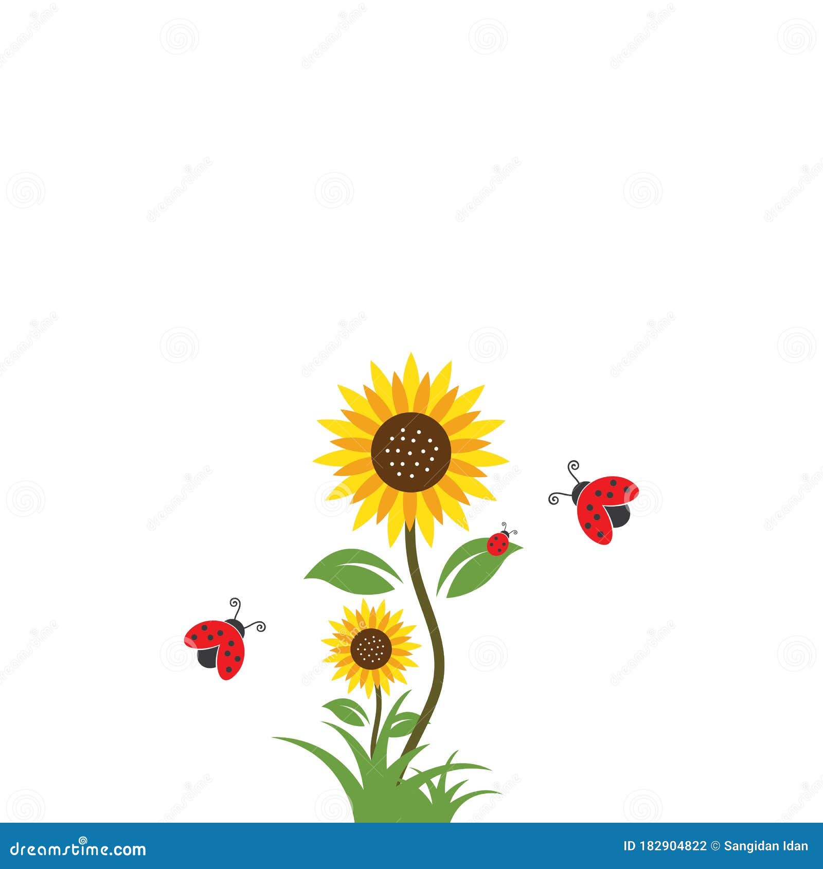 Sunflower logo icon vector stock vector. Illustration of gardening ...