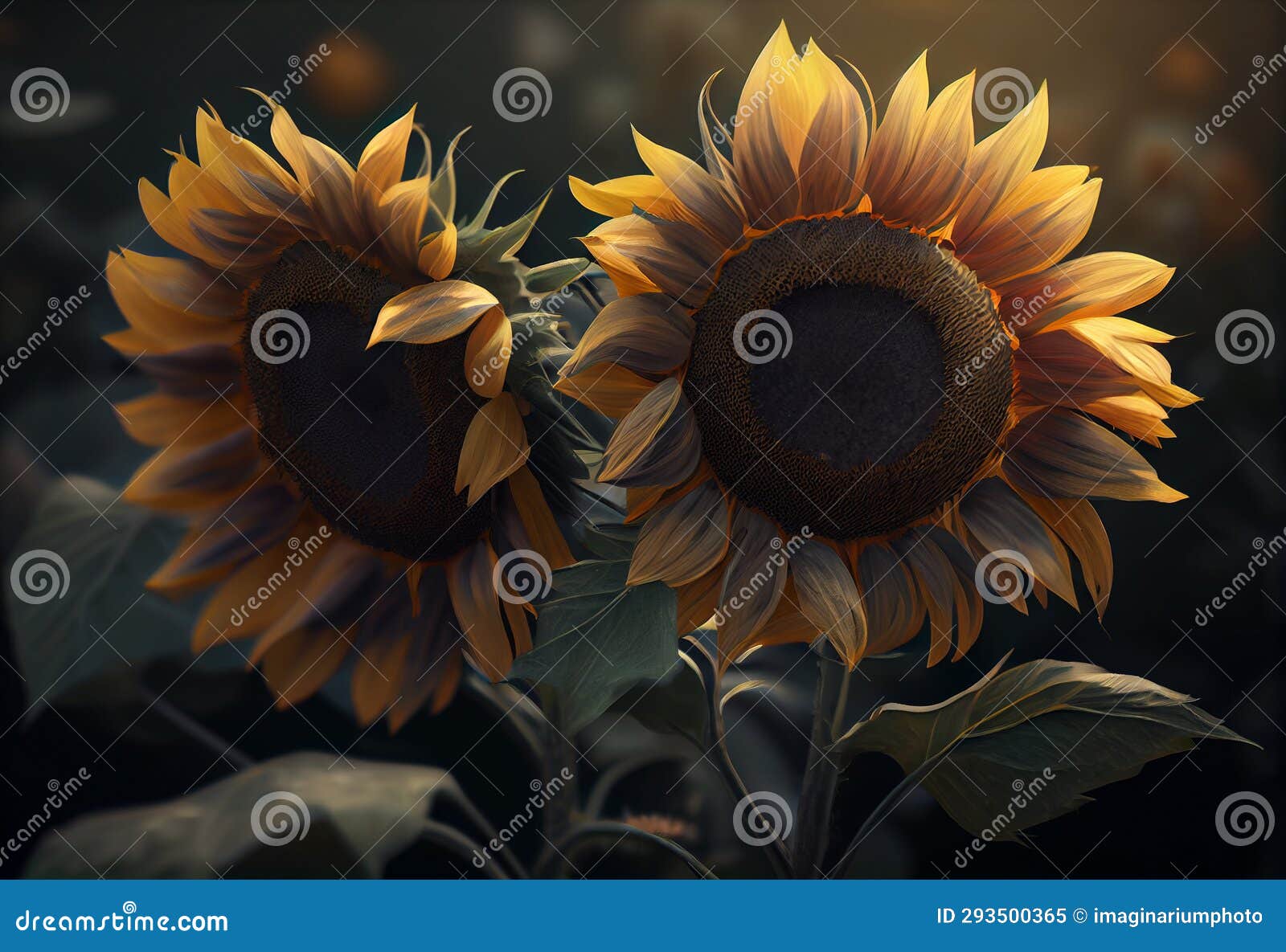 Sunflower in the Middle of Summer. Stock Image - Image of nature ...