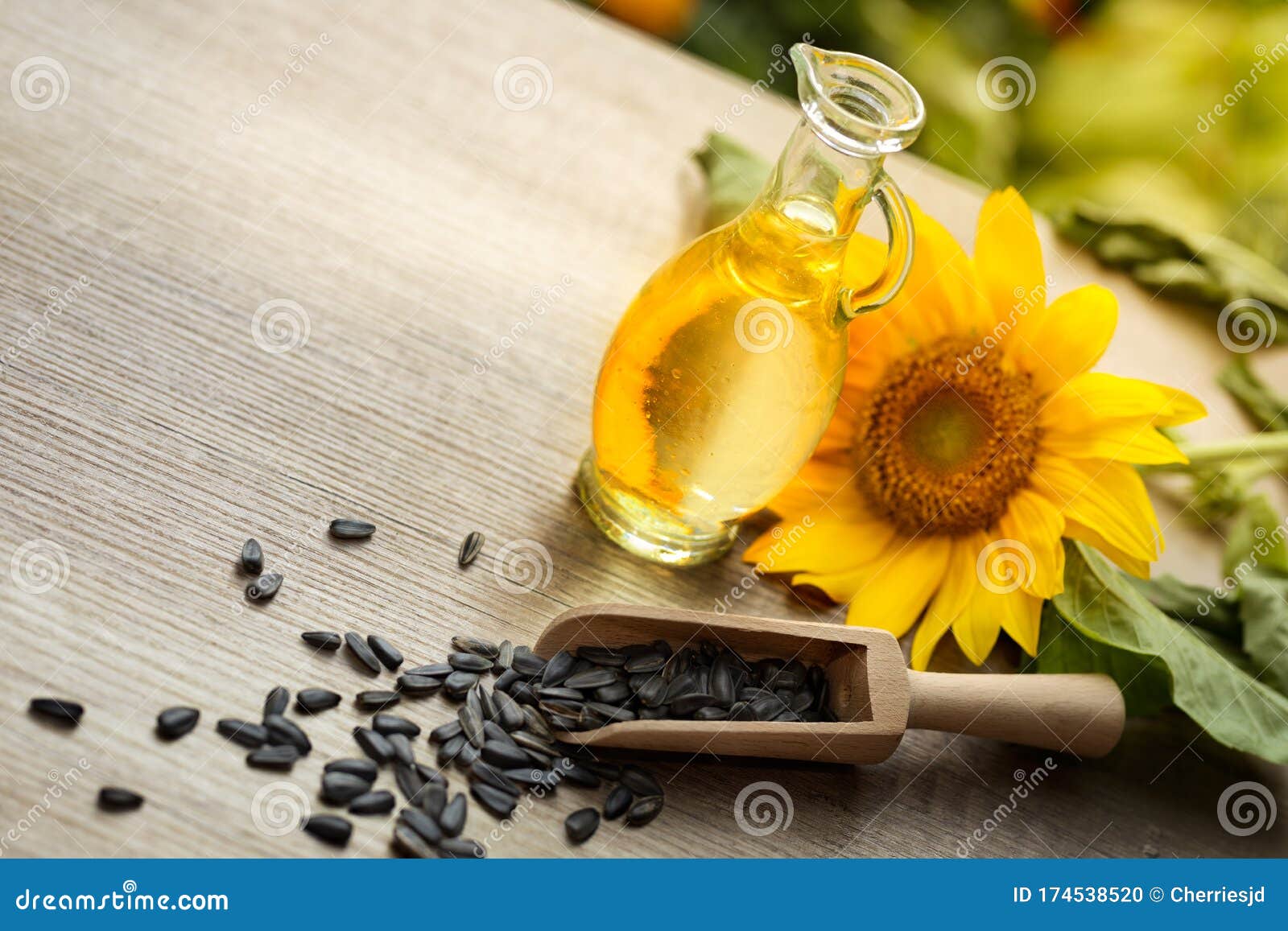 Sunflower Oil. Vitamins, Nutrition Stock Photo - Image of agriculture ...