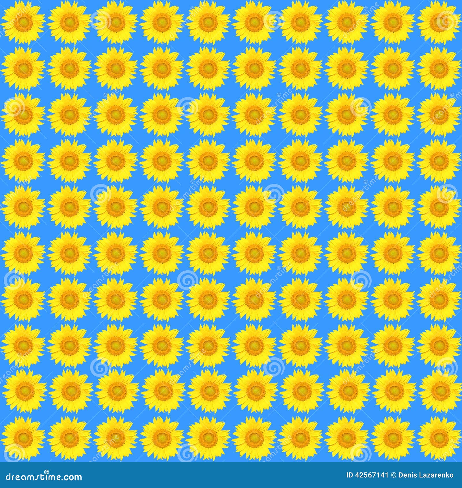 Sunflower pattern stock image. Image of textile, dahlia - 42567141