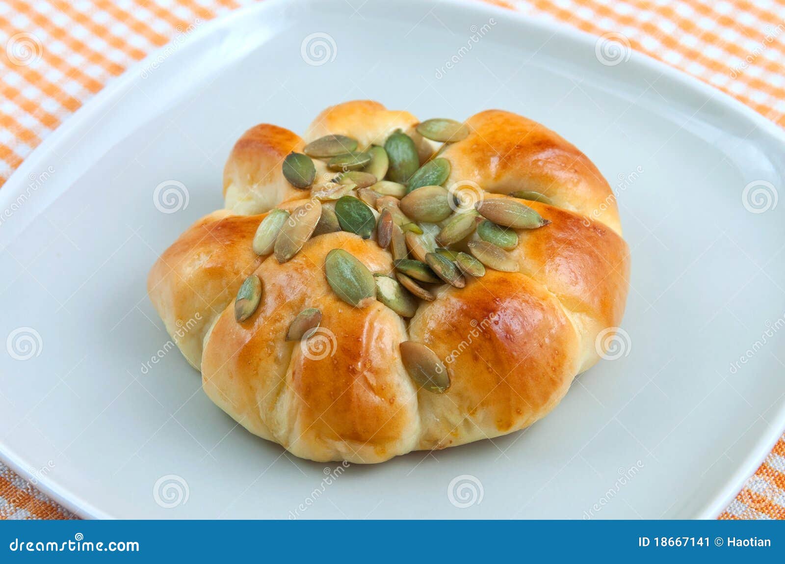 Sunflower Seed Bun stock image. Image of bread, pastry - 18667141