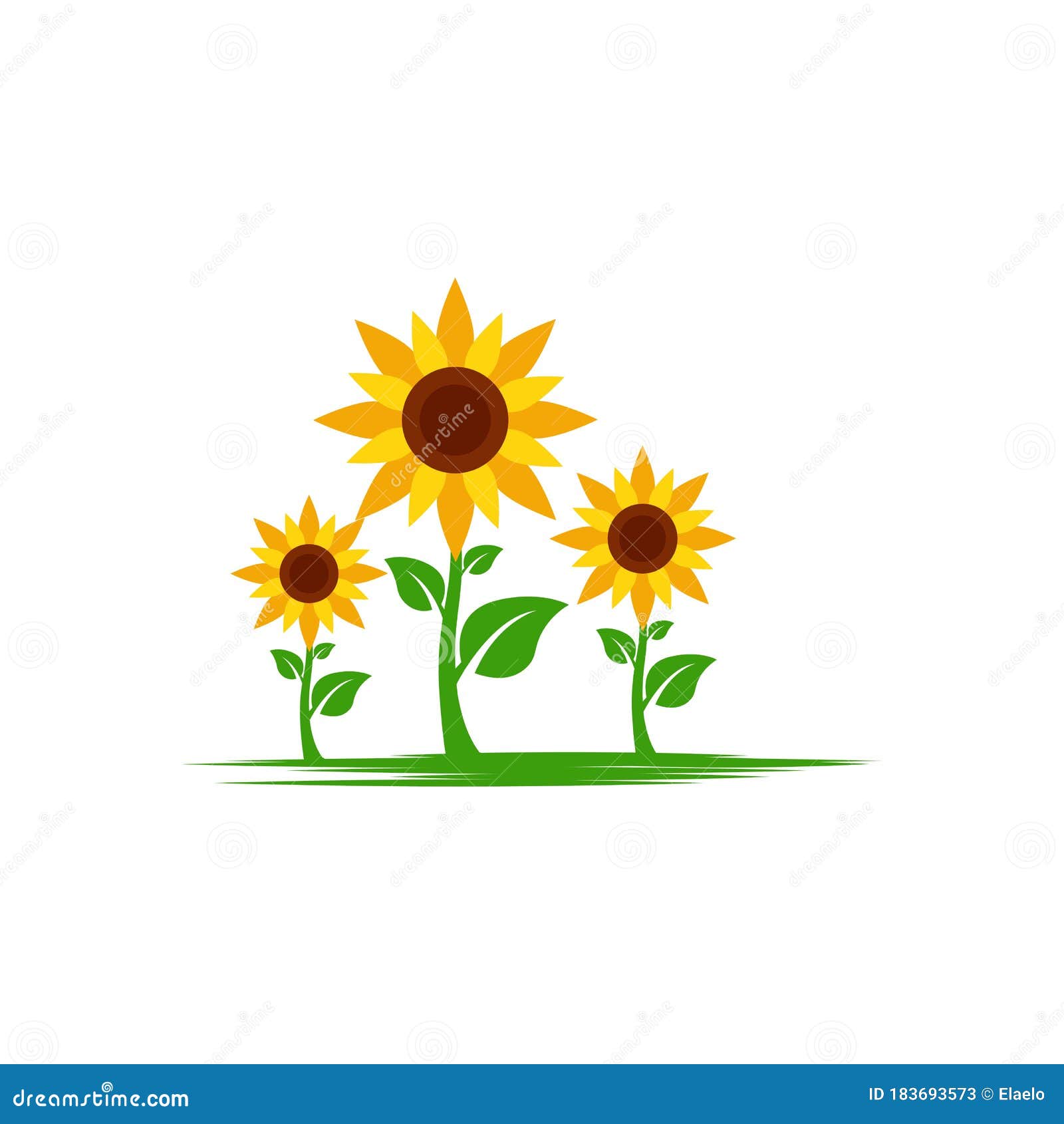 Sunflower Vector Icon Design Stock Vector - Illustration of vector ...