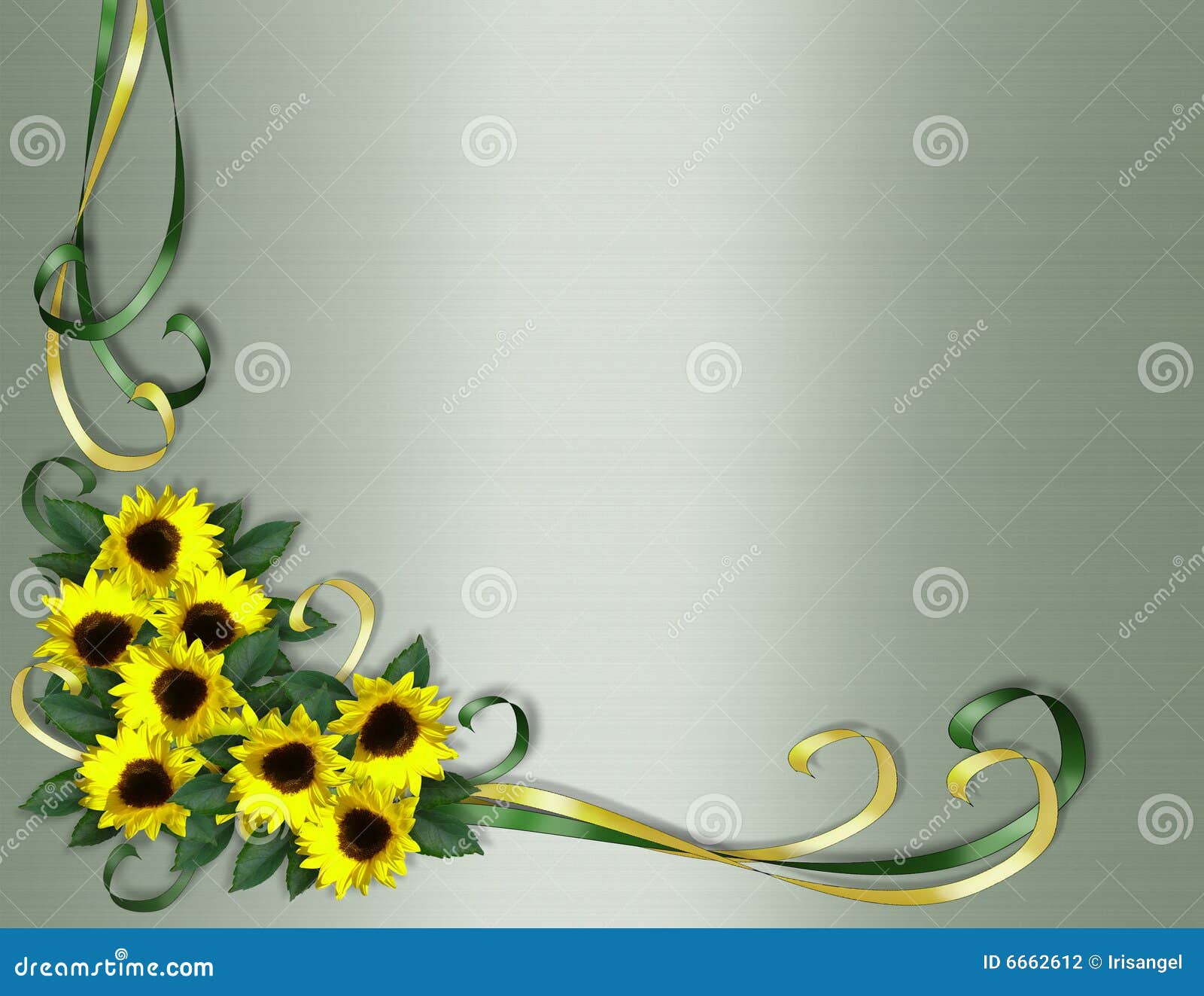 Sunflower Invitation Border Stock Illustrations – 1,333 Sunflower ...