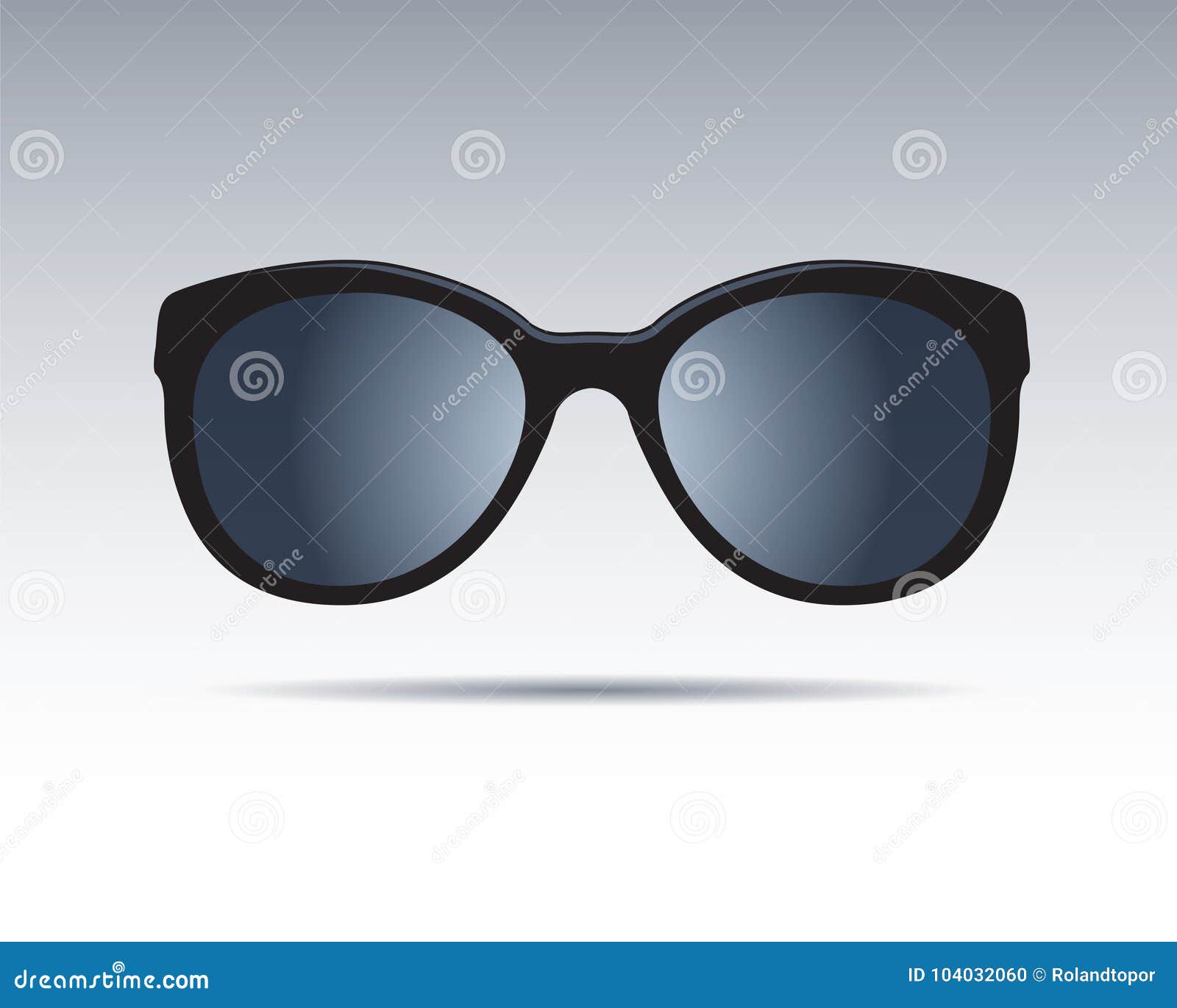 Sunglass Isolated. Vector Icons. Stock Vector - Illustration of glass ...