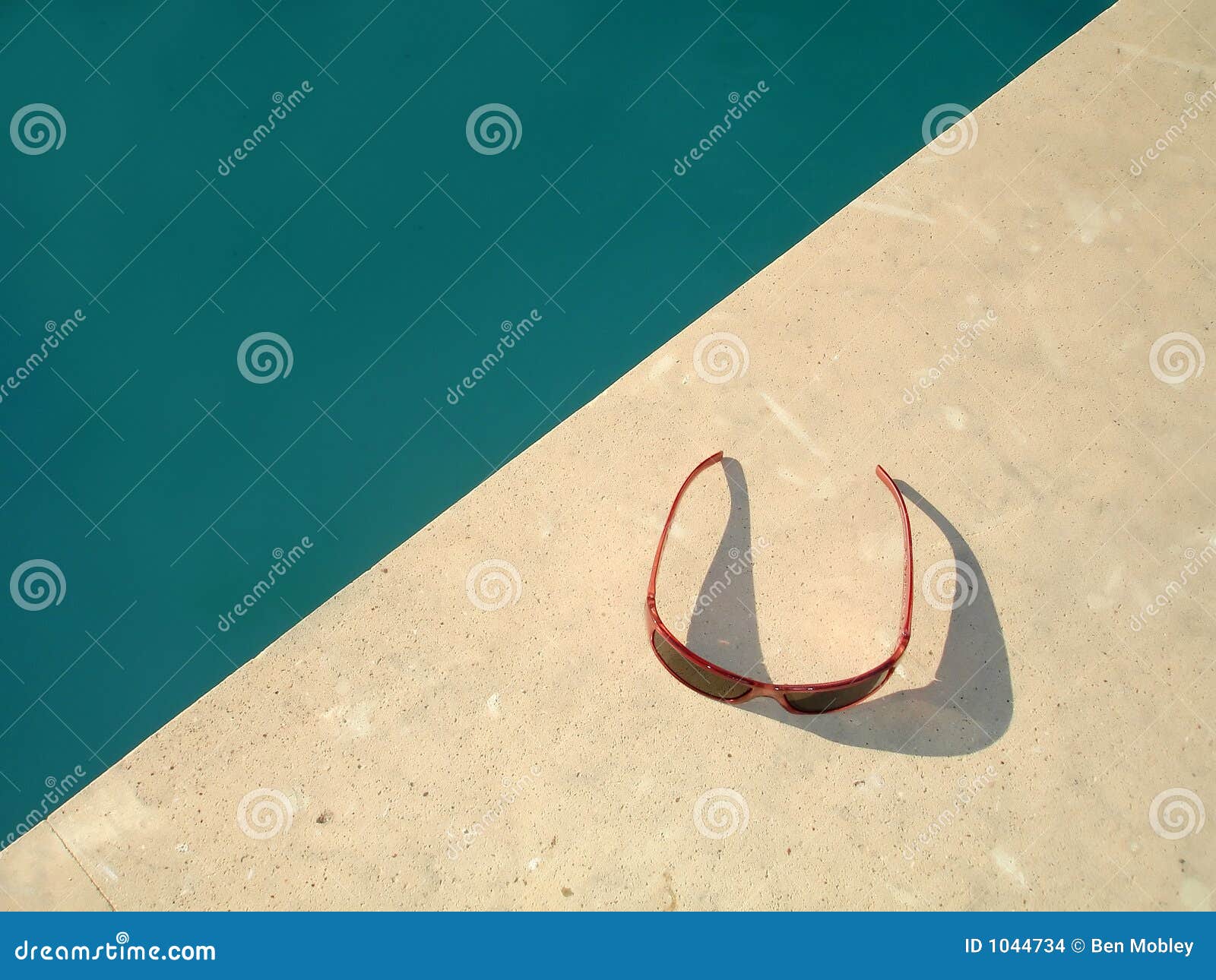 Sunglasses stock photo. Image of blue, shadow, swim, pool - 1044734