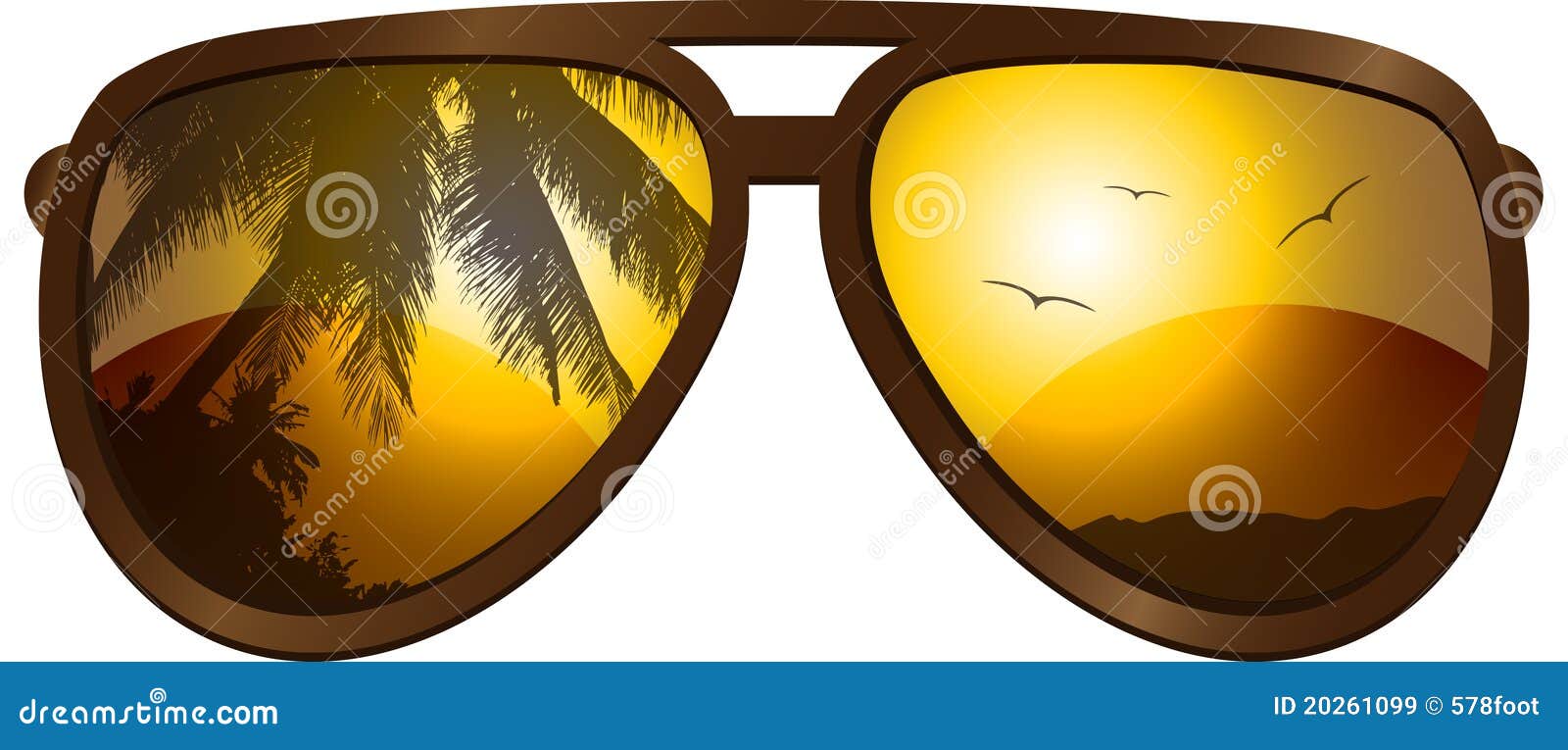 Sunglasses stock vector. Illustration of protection, beach - 20261099