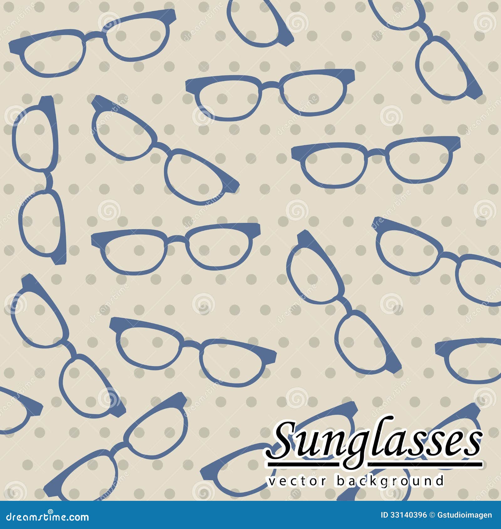 Sunglasses background stock vector. Illustration of collection - 33140396