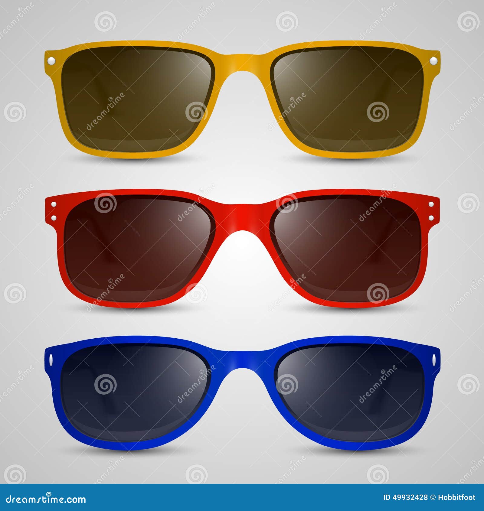 Sunglasses color. Vector stock vector. Illustration of funny - 49932428