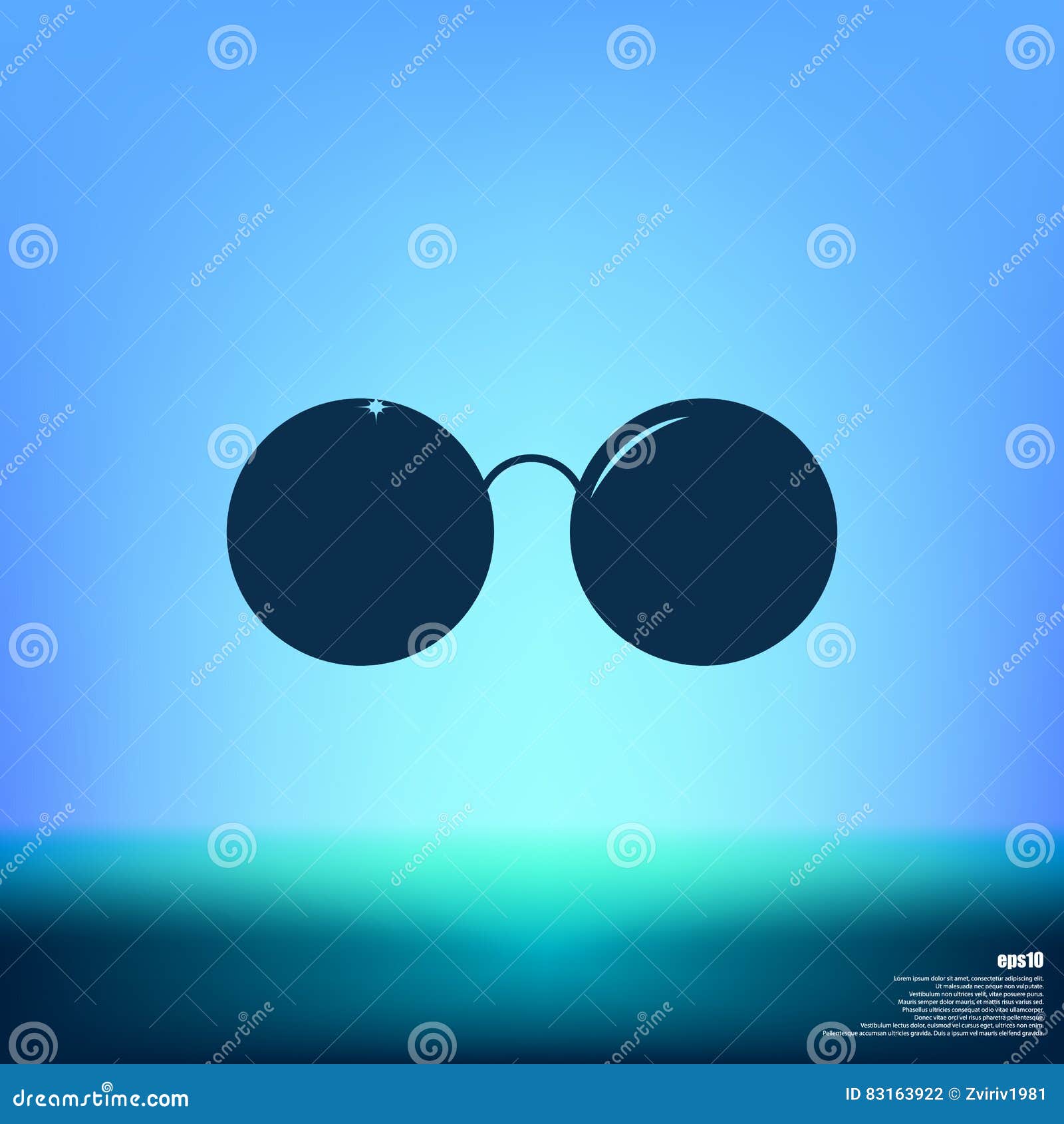 Sunglasses illustration stock illustration. Illustration of optical ...